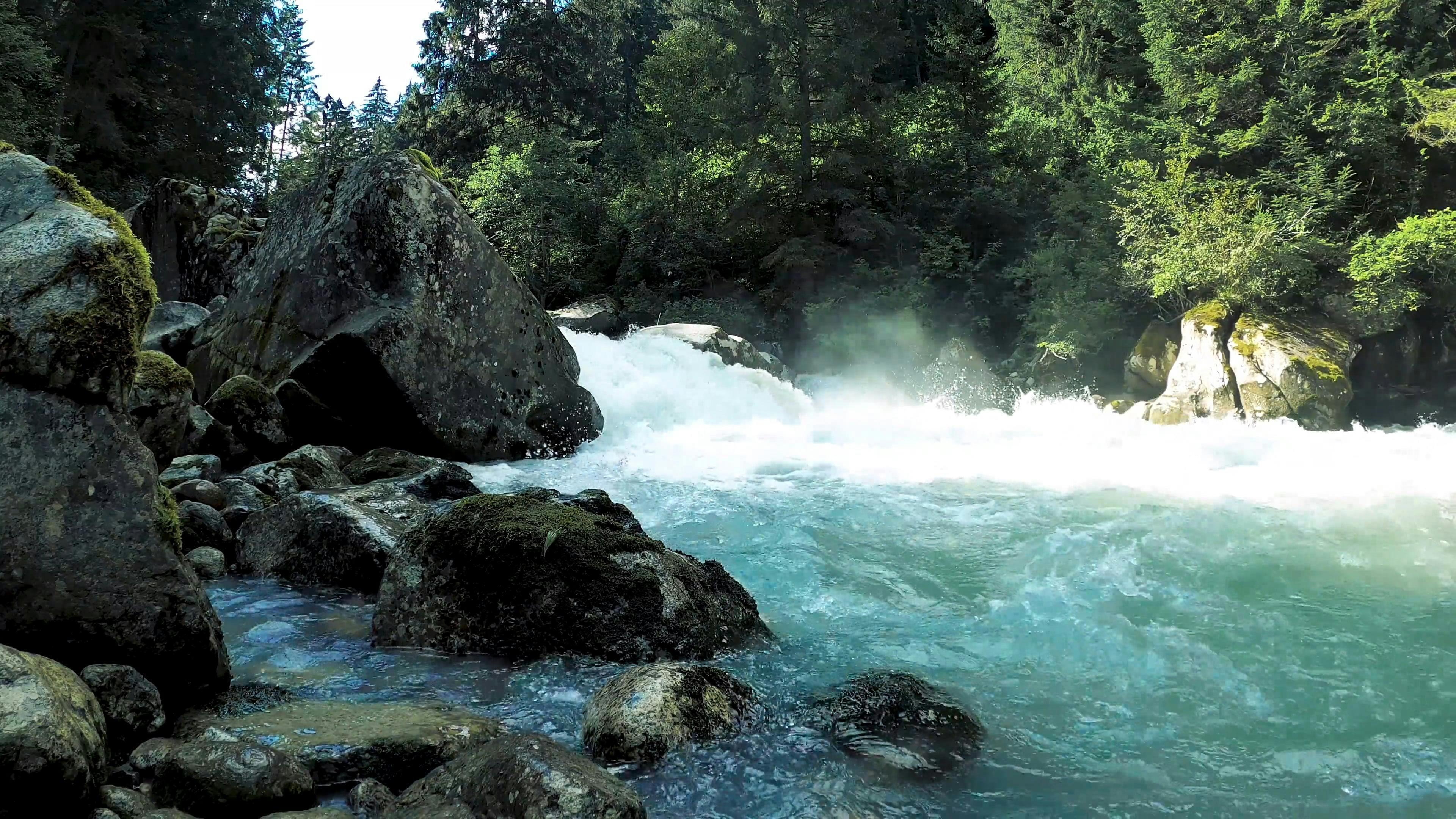 Darmowe nagranie wideo z kategorii natura, płynąca woda, rzeka.