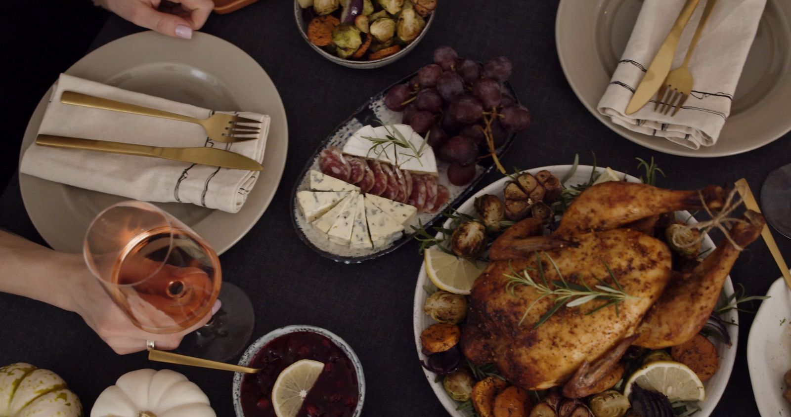 Thanksgiving Dinner Videos, Download The BEST Free 4k Stock Video ...