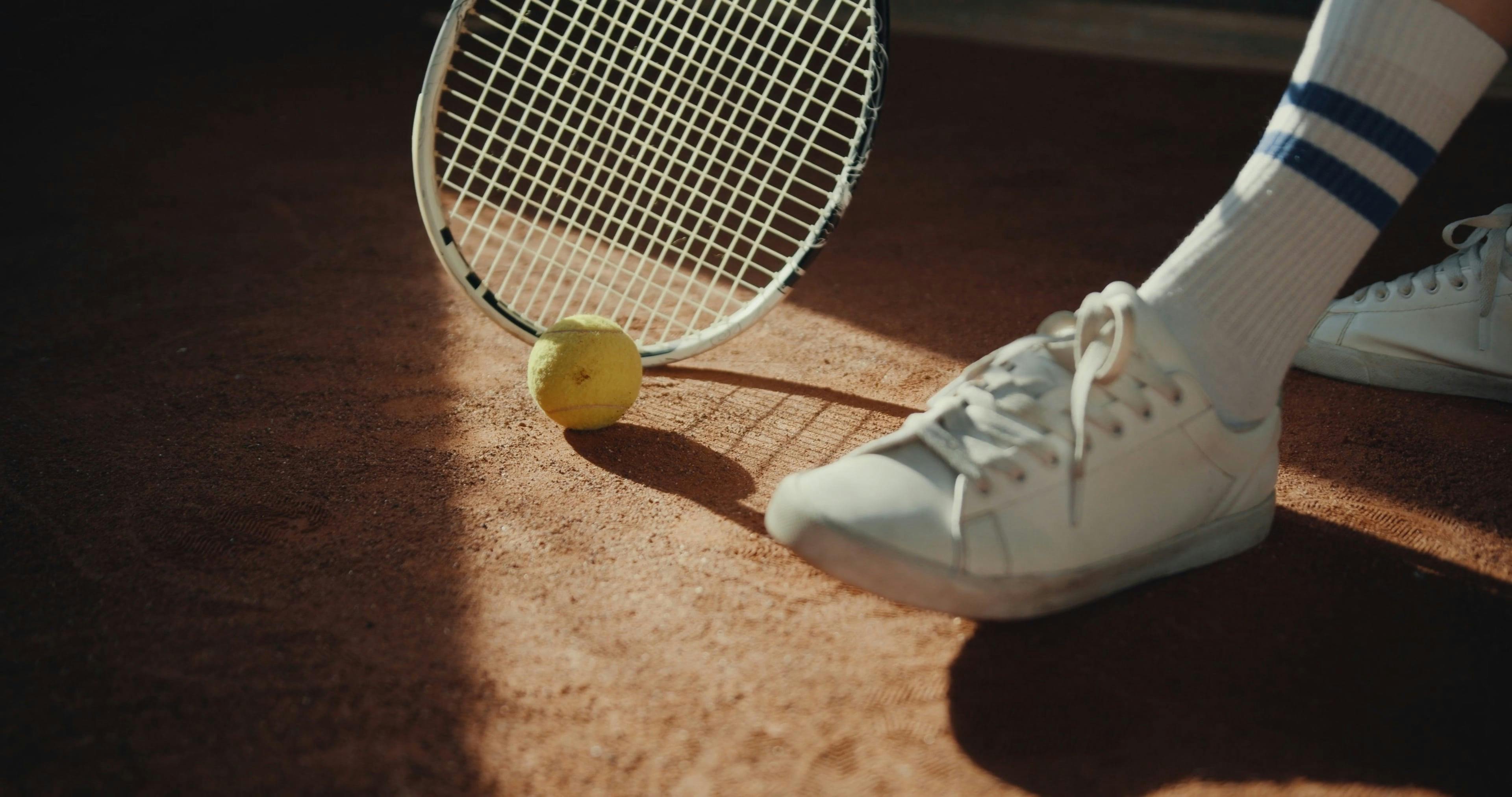 Video of a Tennis Racket and Tennis Ball Free Stock Video Footage ...