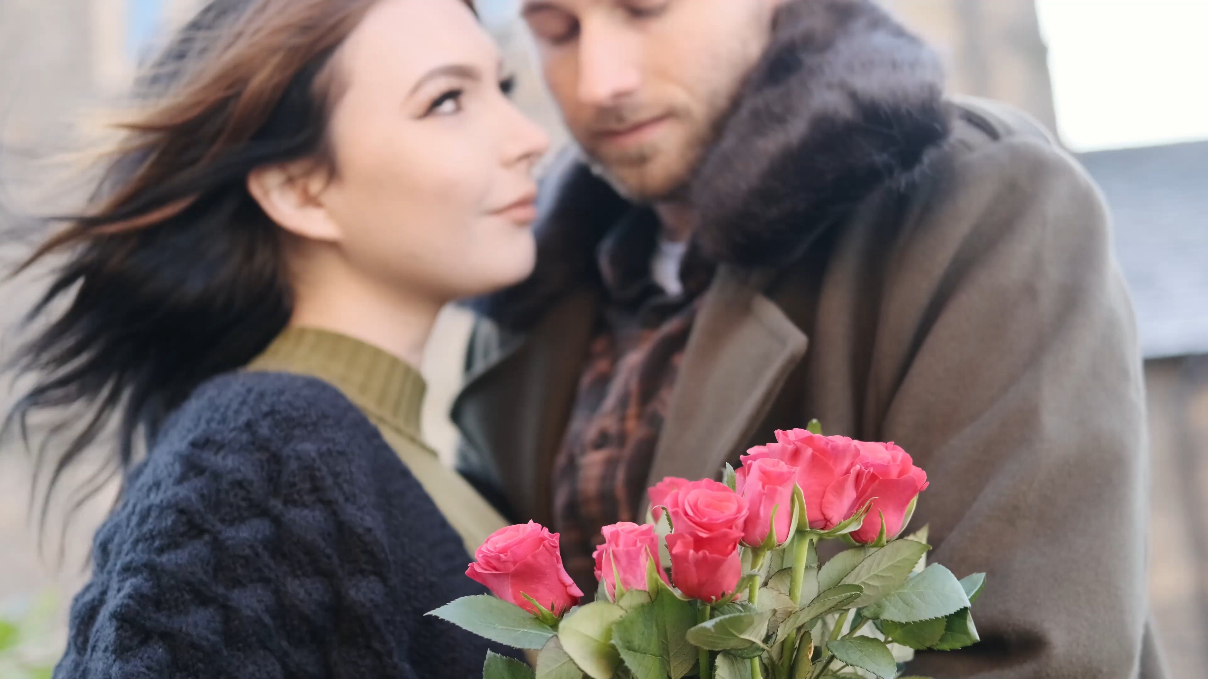 A Couple Standing Close to Each Other Free Stock Video Footage, Royalty ...