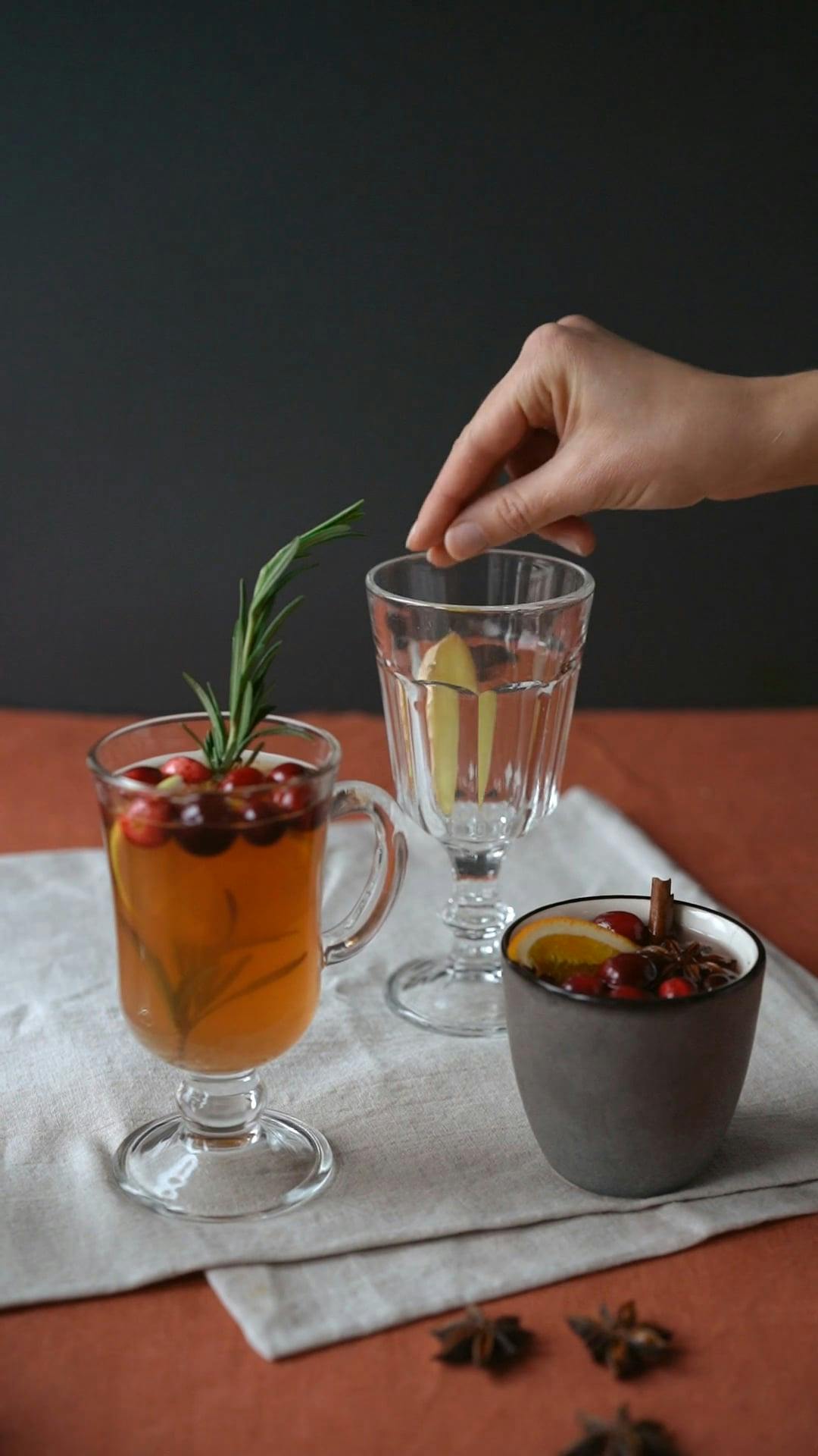 Flatlay Serving Tea · Free Stock Video