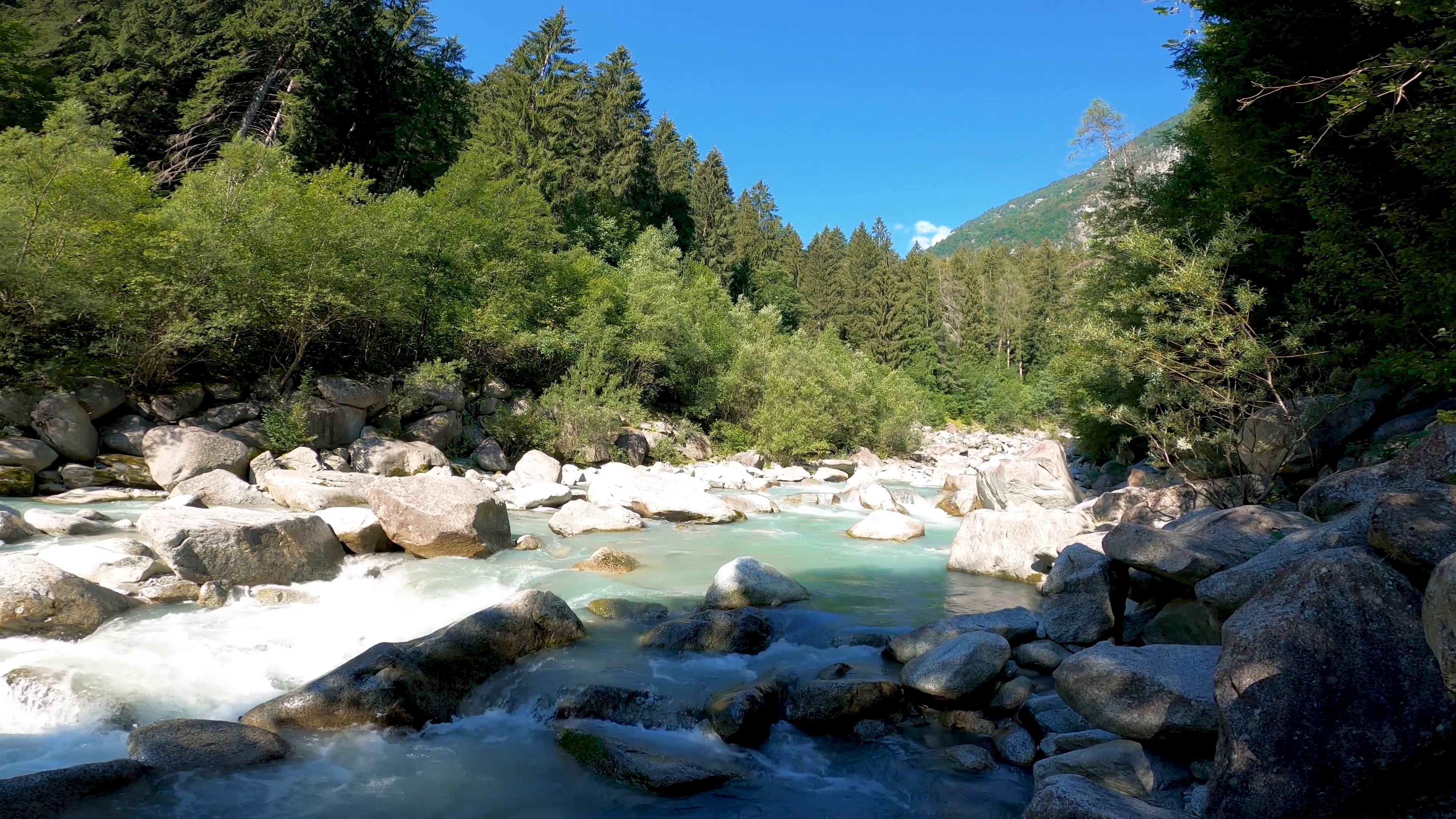 Video of a Flowing River with Rocks Free Stock Video Footage, Royalty ...