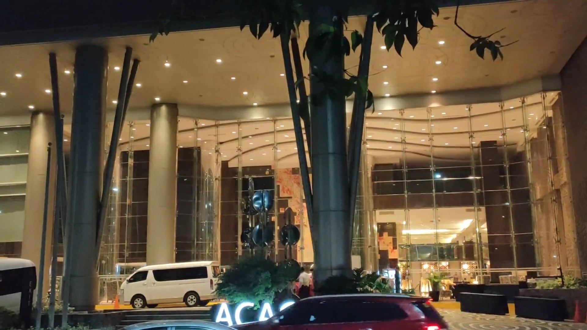 Wide Shot of the Facade of Acacia Hotel Manila Free Stock Video Footage ...