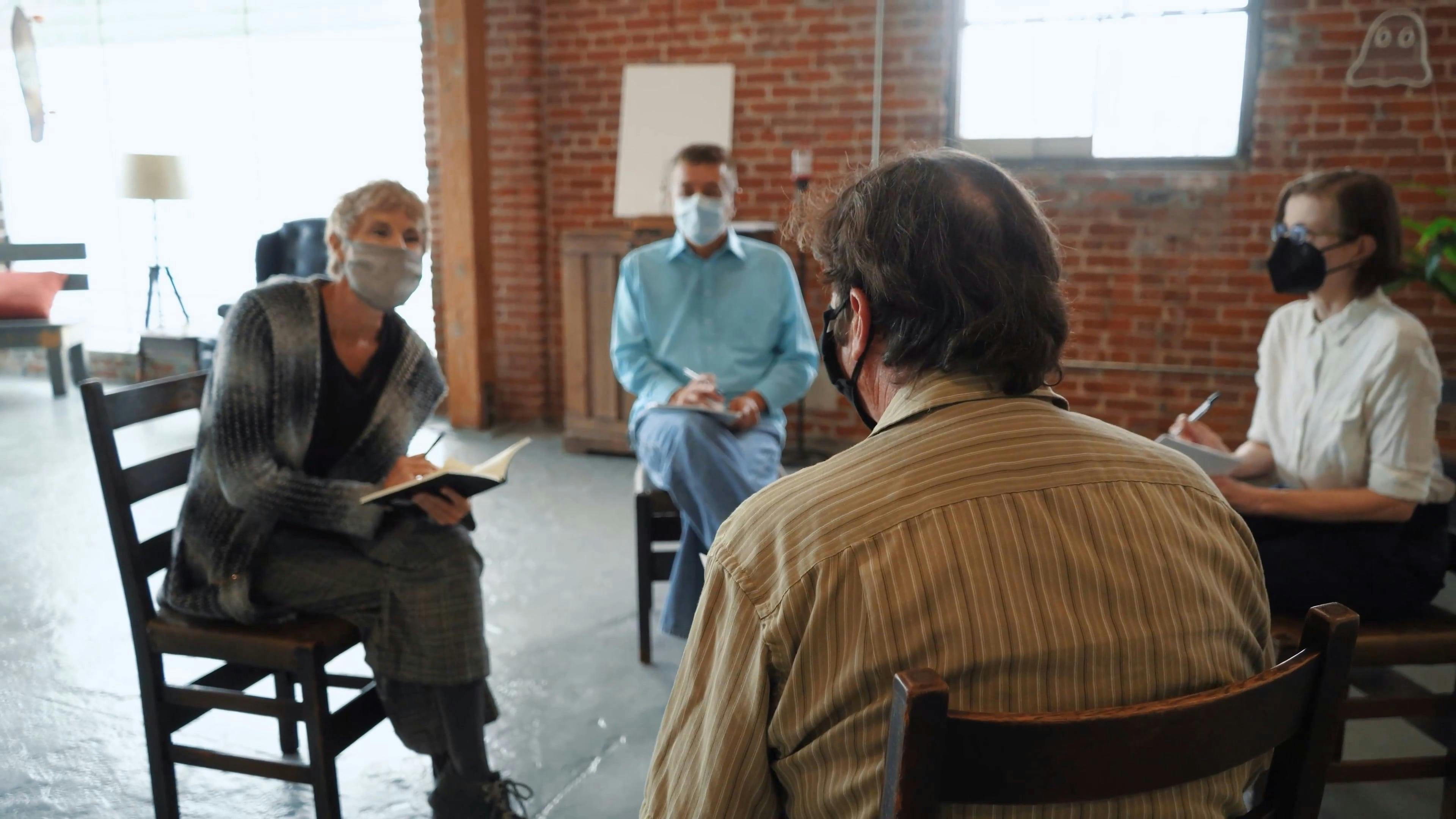 Man Being Interviewed by a Group Free Stock Video Footage, Royalty-Free ...