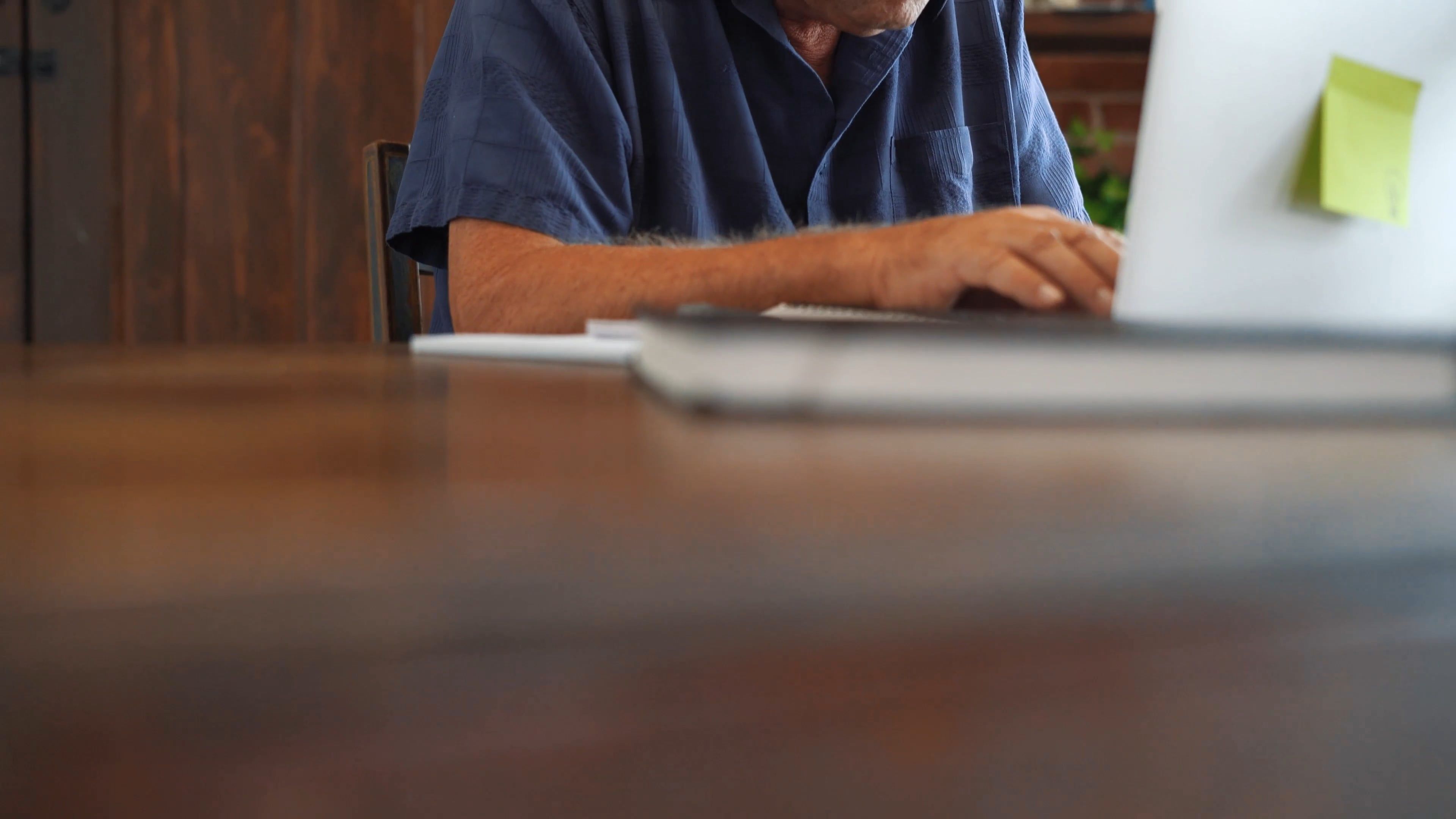 A Man Studying Using His Laptop · Free Stock Video