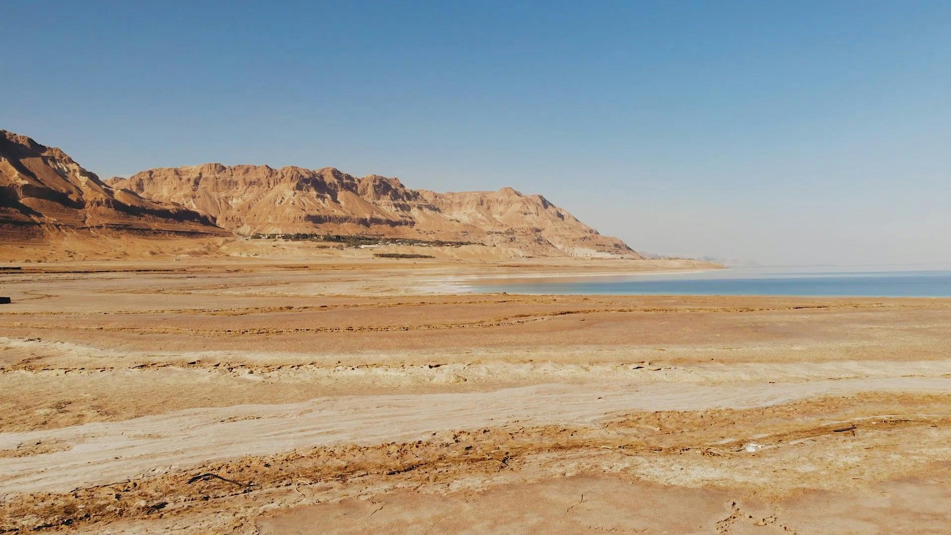 Aerial Footage of the Dead Sea Free Stock Video Footage, Royalty-Free ...