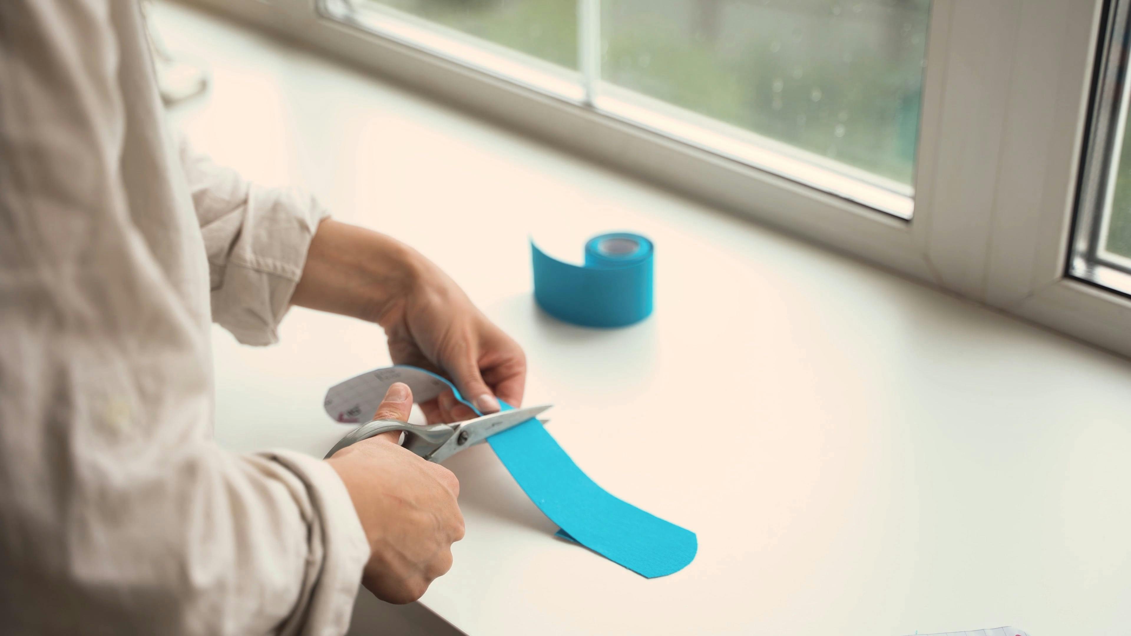 Person Cutting Tapes With Scissors Free Stock Video Footage, Royalty ...