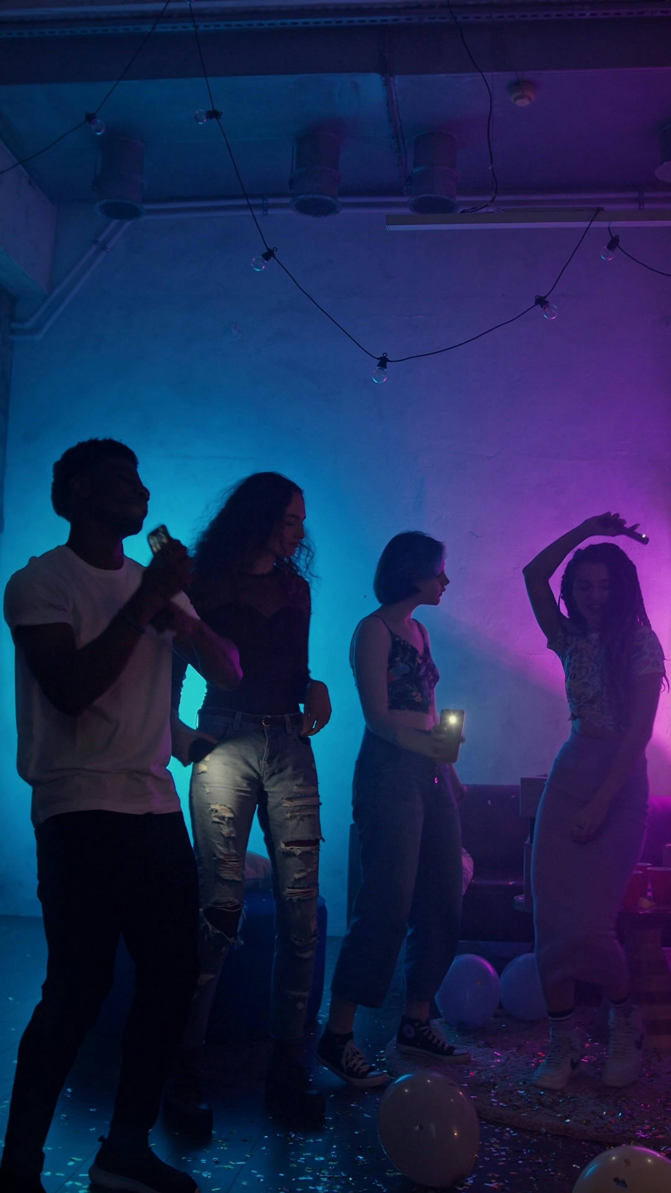 A Group of People Partying at Home · Free Stock Video