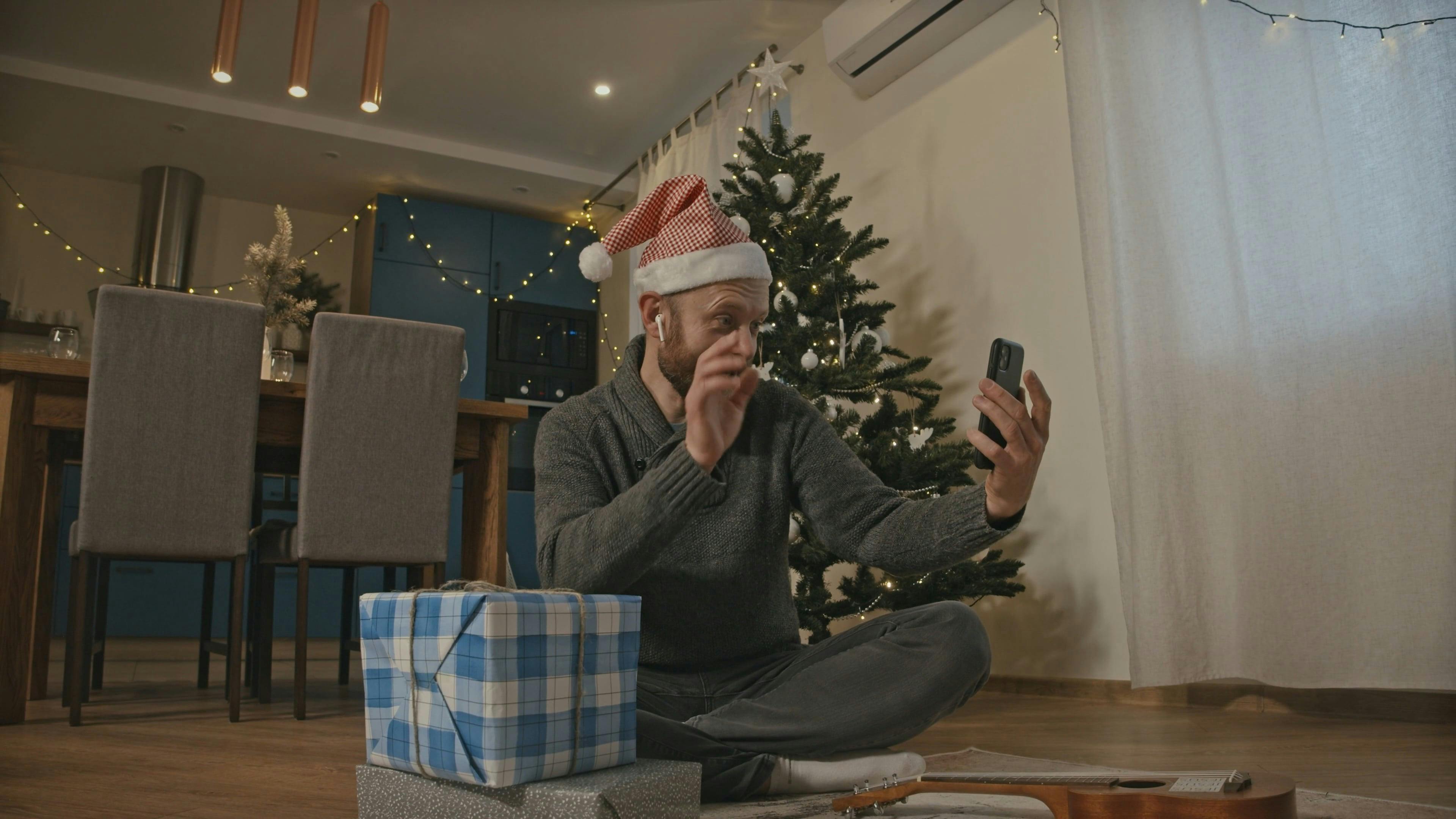 A Man Having a Video Call · Free Stock Video