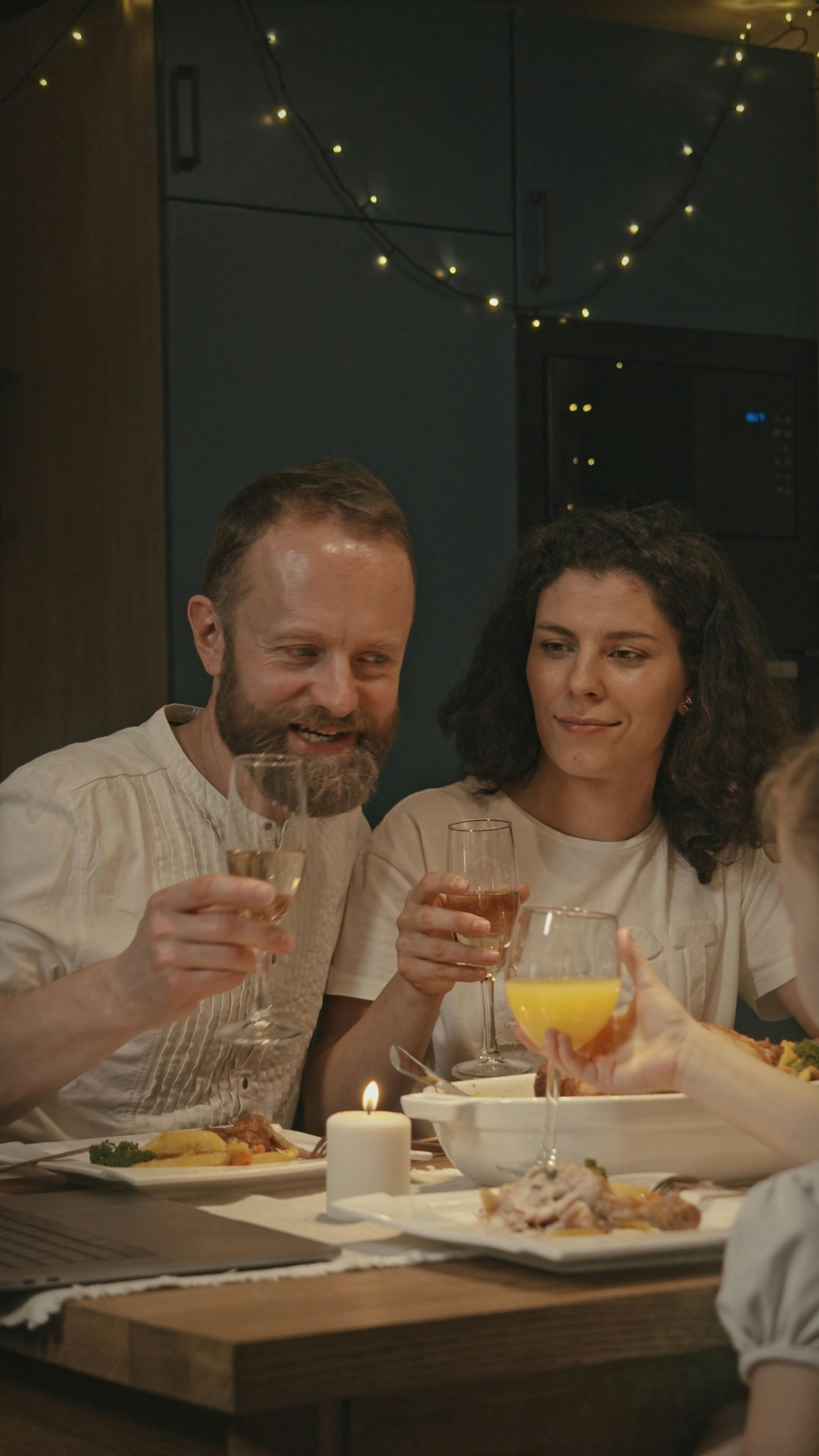 A Family Having a Video Call · Free Stock Video