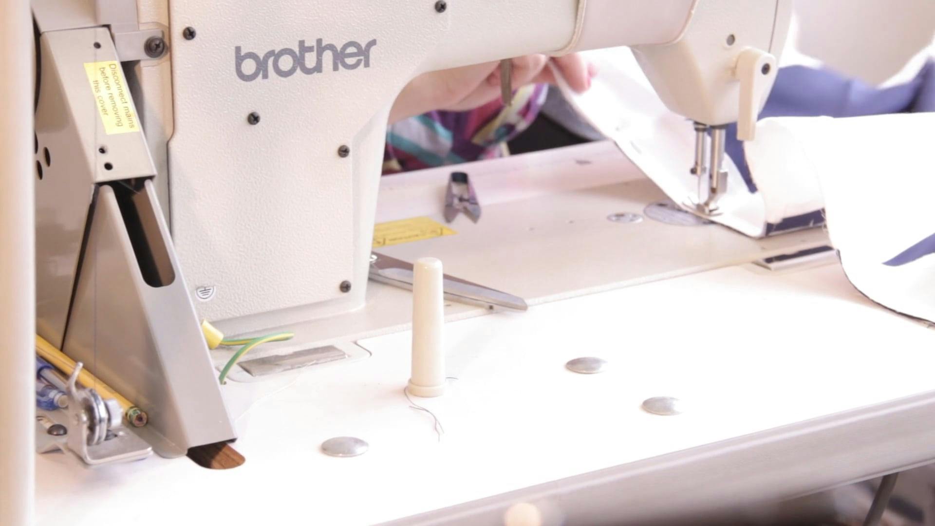 Detail of Person Operating a Sewing Machine Free Stock Video Footage ...