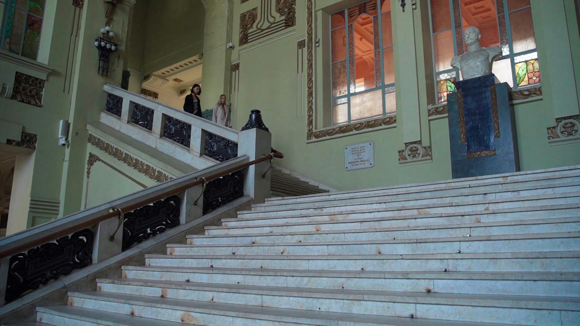 Women Going Down the Stairs Free Stock Video Footage, Royalty-Free 4K ...