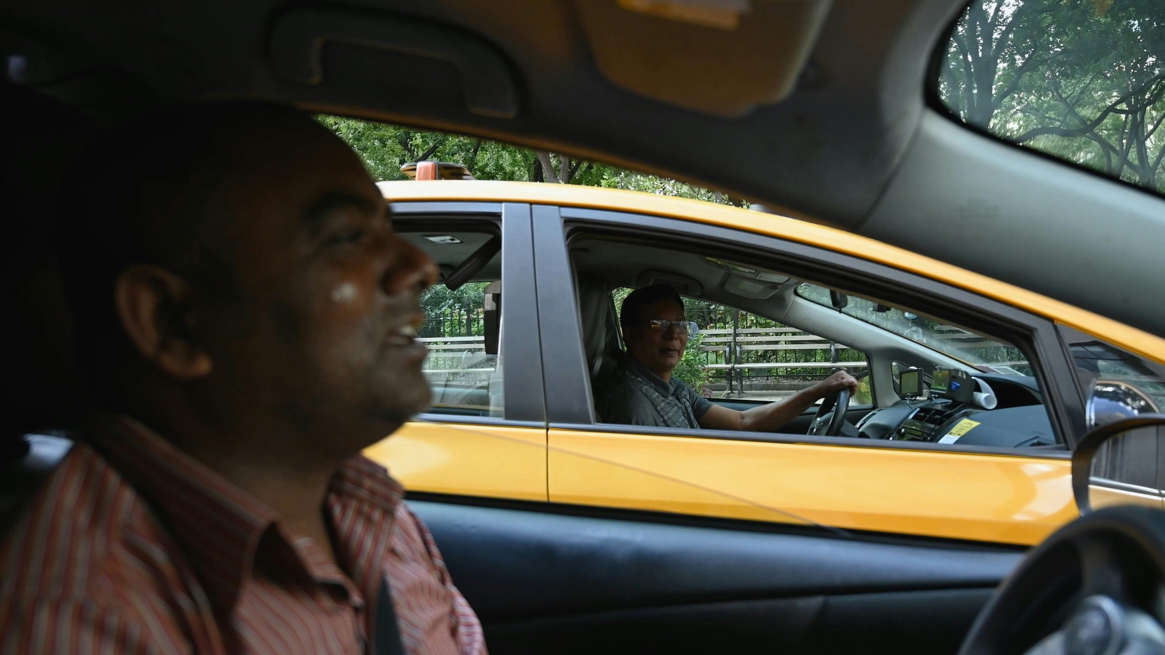 Two Cab Drivers Talking to Each Other Free Stock Video Footage, Royalty ...