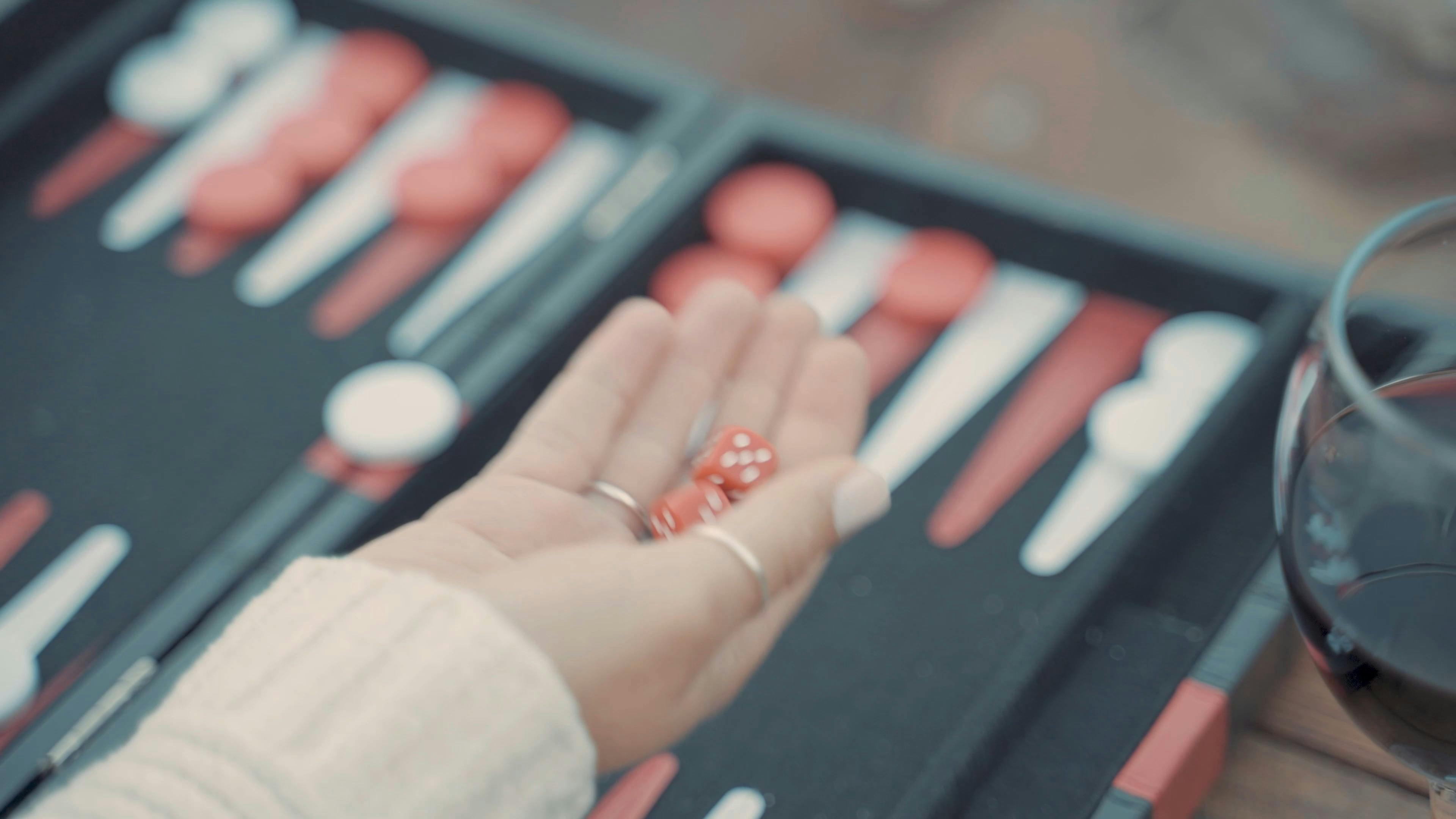 Close-Up Video of a Person Rolling Dice Free Stock Video Footage ...