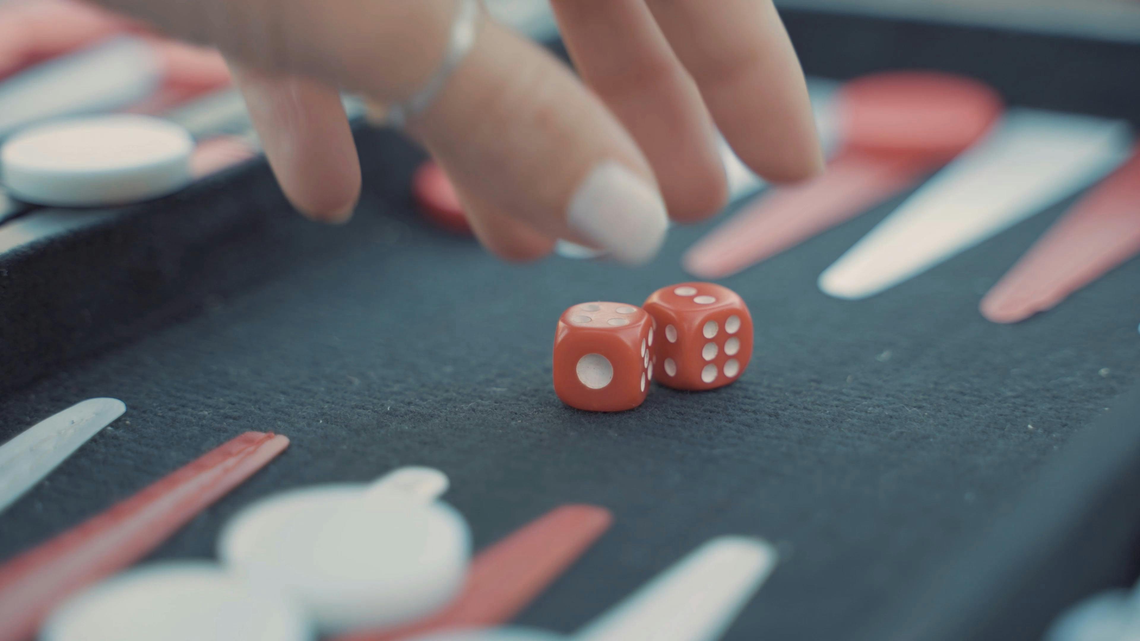 A Person Playing Backgammon · Free Stock Video