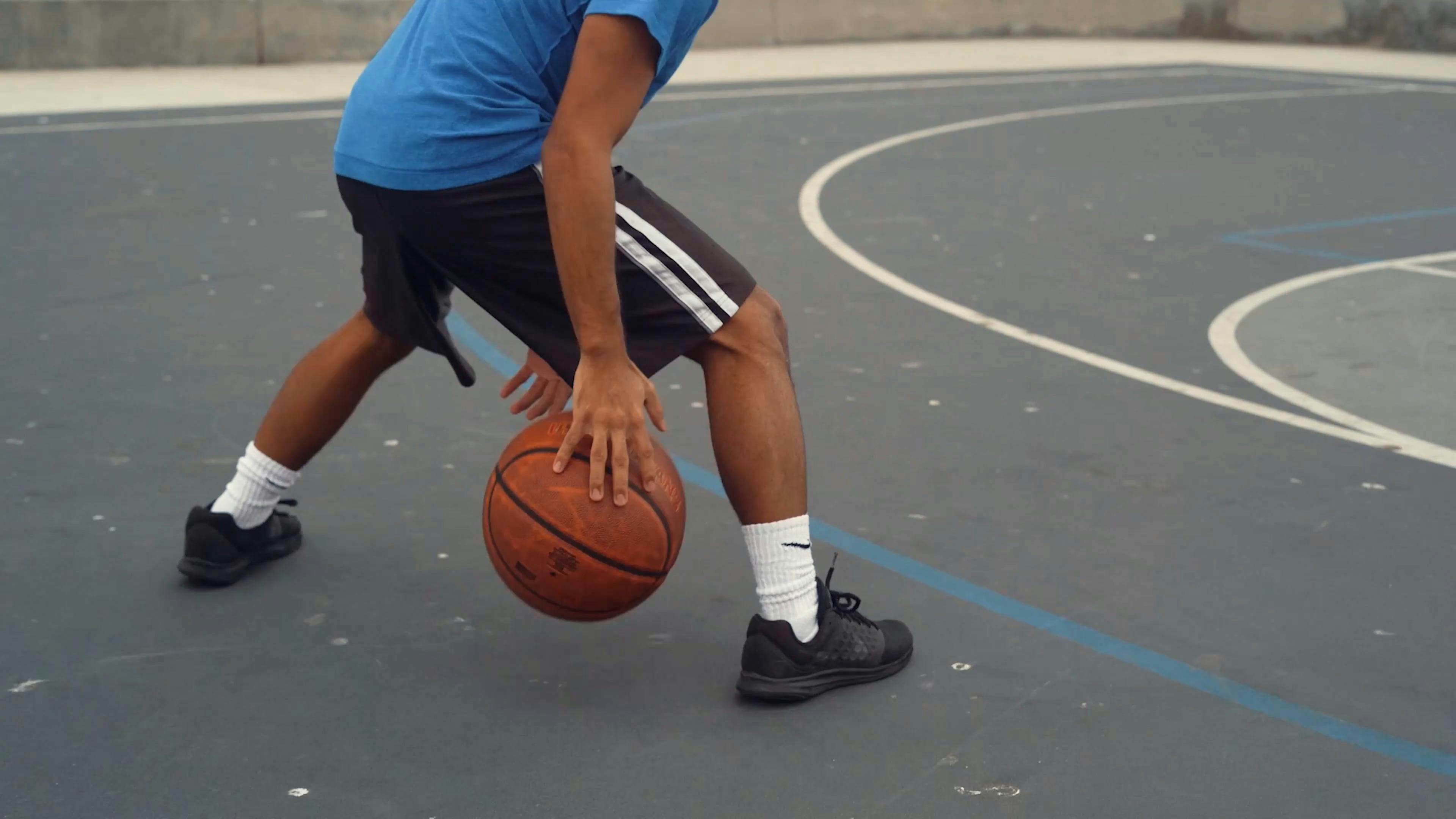 A Man Dribbling · Free Stock Video