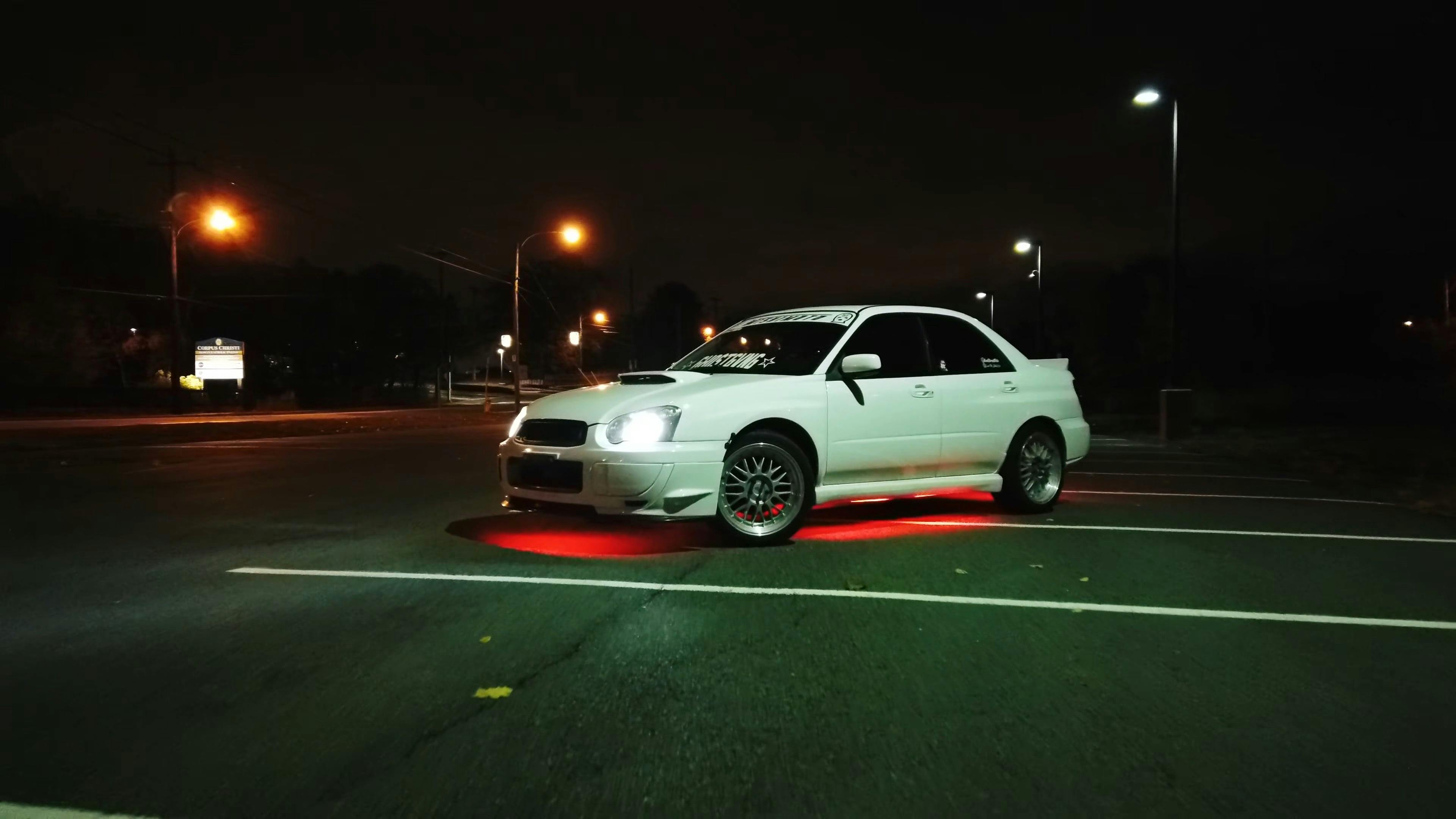 Video of a Subaru with Red Neon Lights Free Stock Video Footage ...
