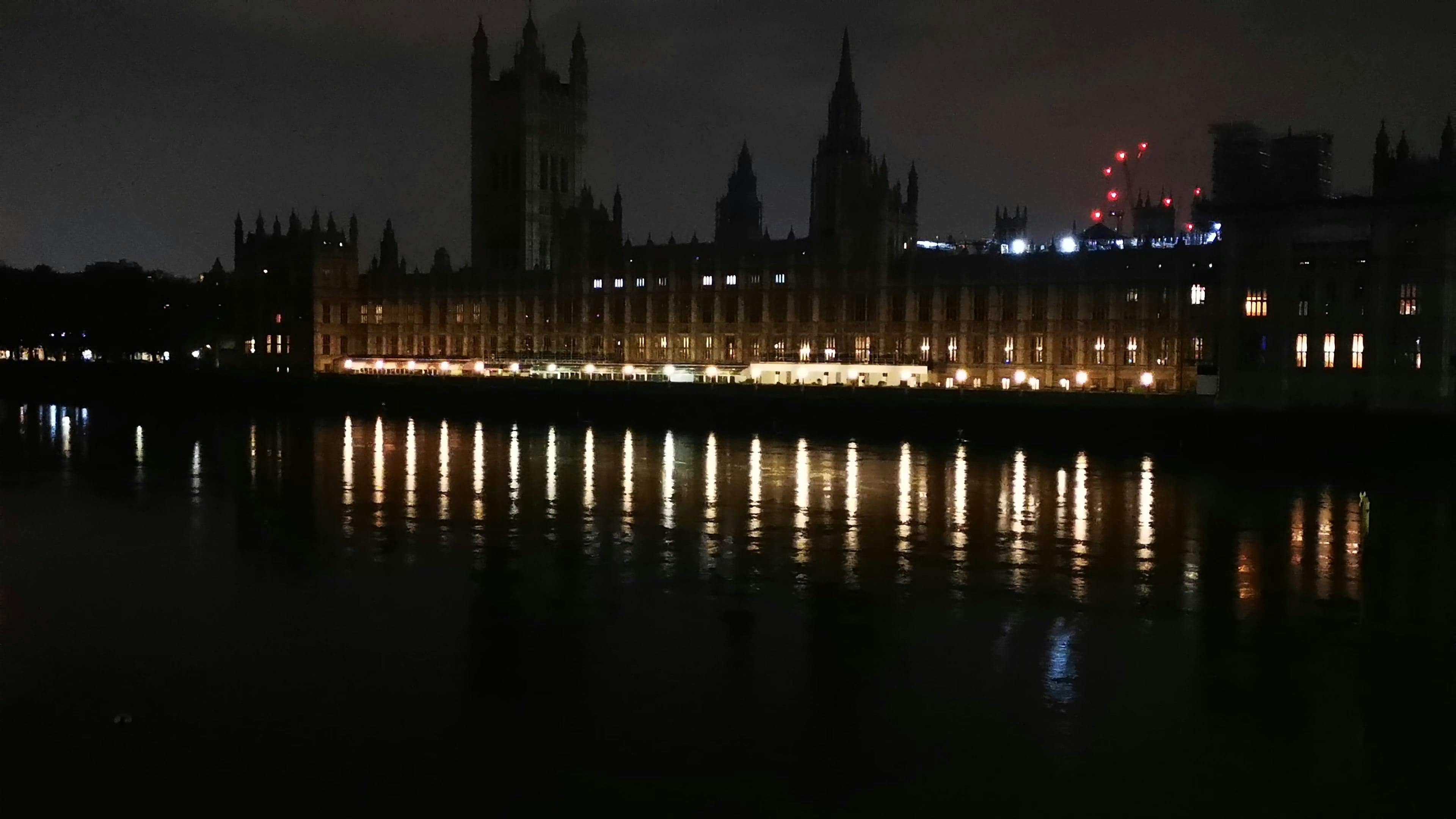 View of Marriott Country Hall During Nighttime Free Stock Video Footage ...