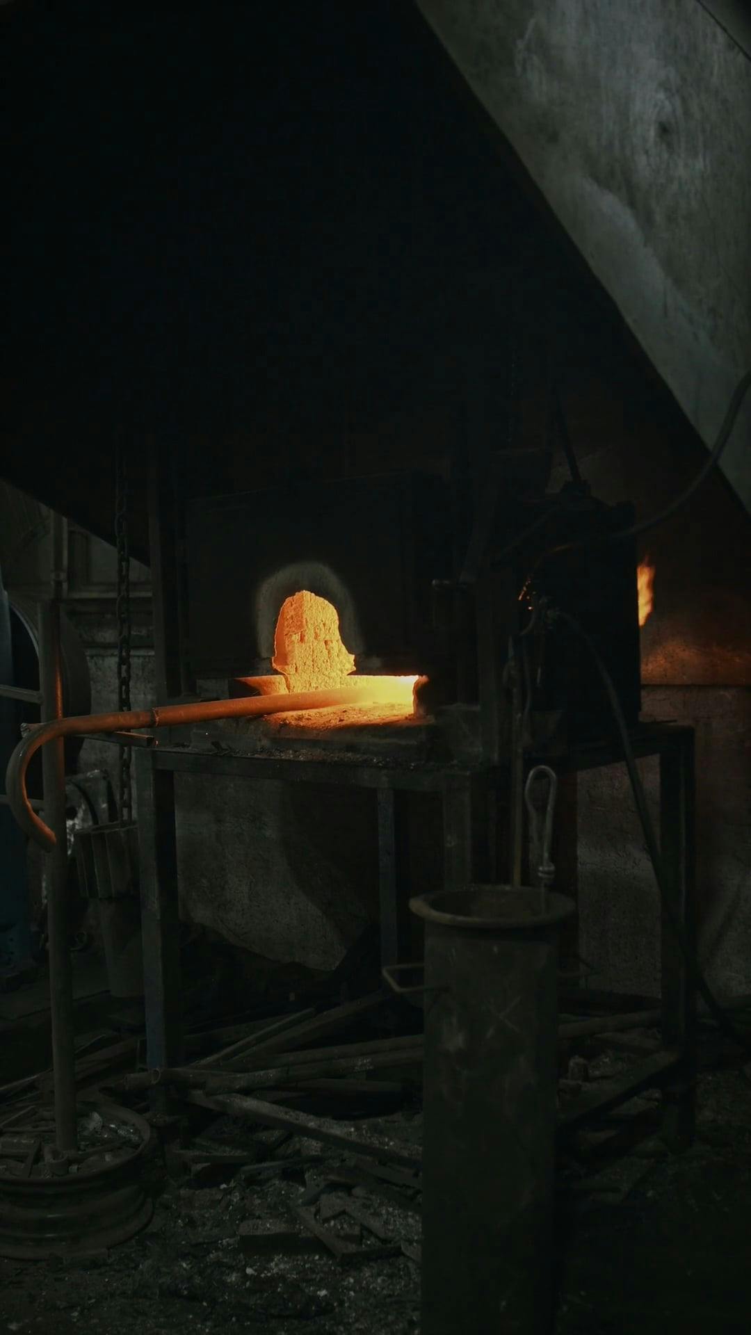 An Iron Rod in a Furnace Free Stock Video Footage, Royalty-Free 4K & HD ...