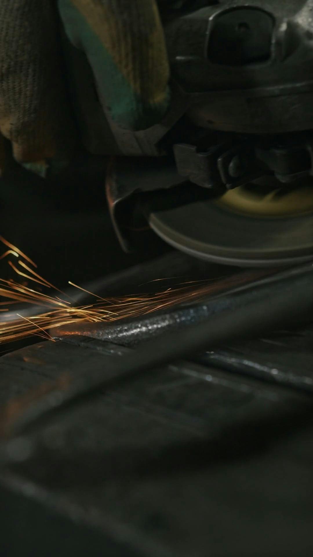 Polishing Metal with Angle Grinder Free Stock Video Footage, Royalty ...