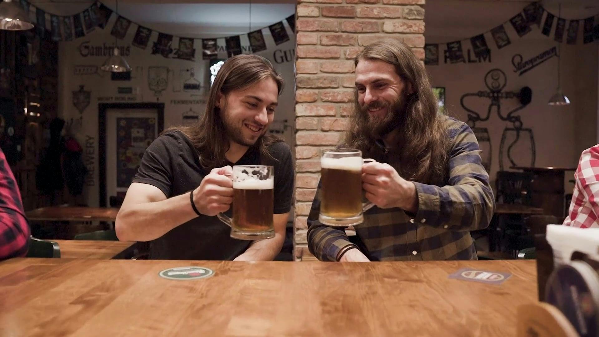 A Group Of Young People Having Beers Free Stock Video Footage, Royalty ...