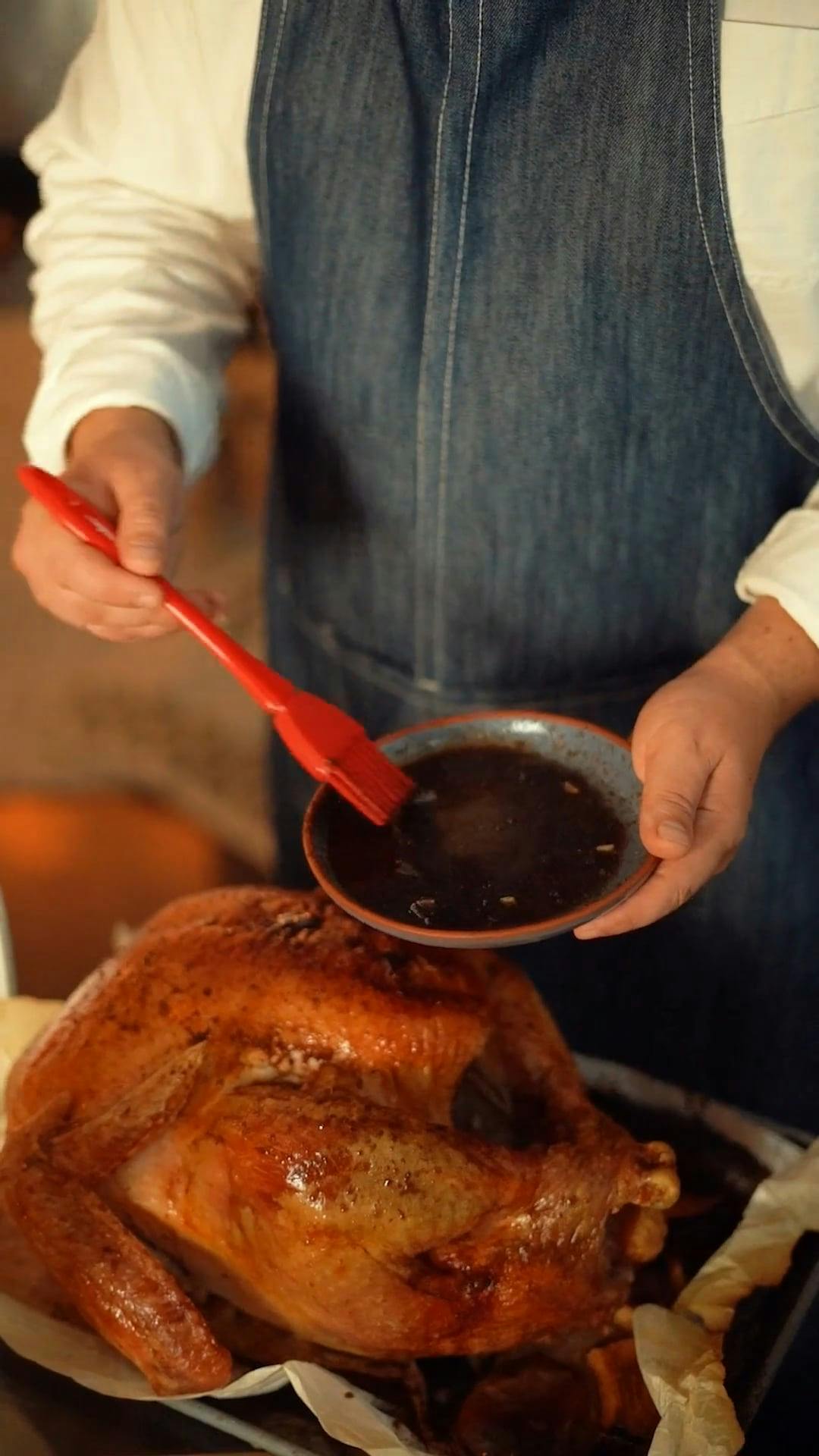 Preparing Food for a Thanksgiving Dinner · Free Stock Video