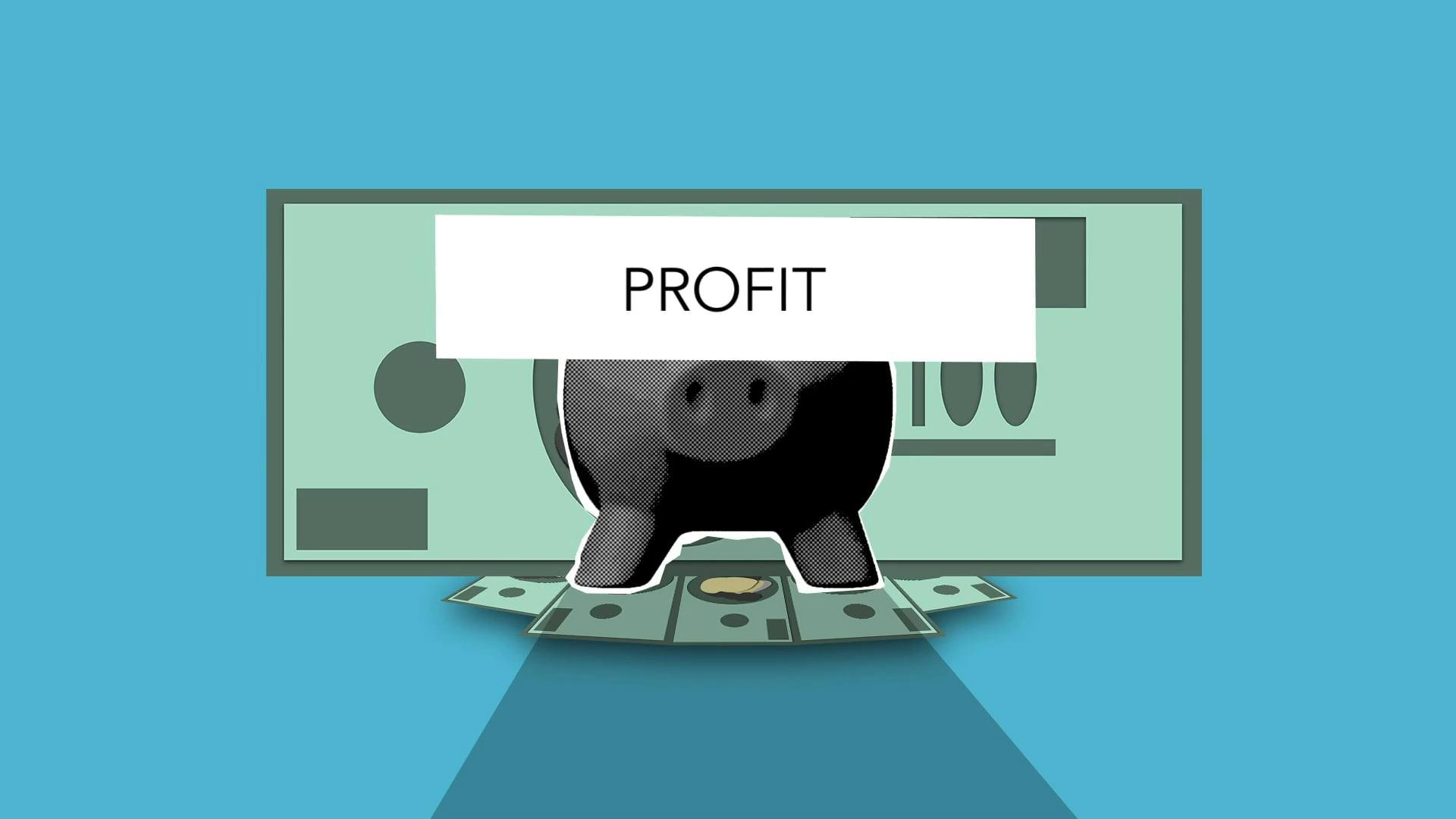 An Illustration of Profit Free Stock Video Footage, Royalty-Free 4K ...