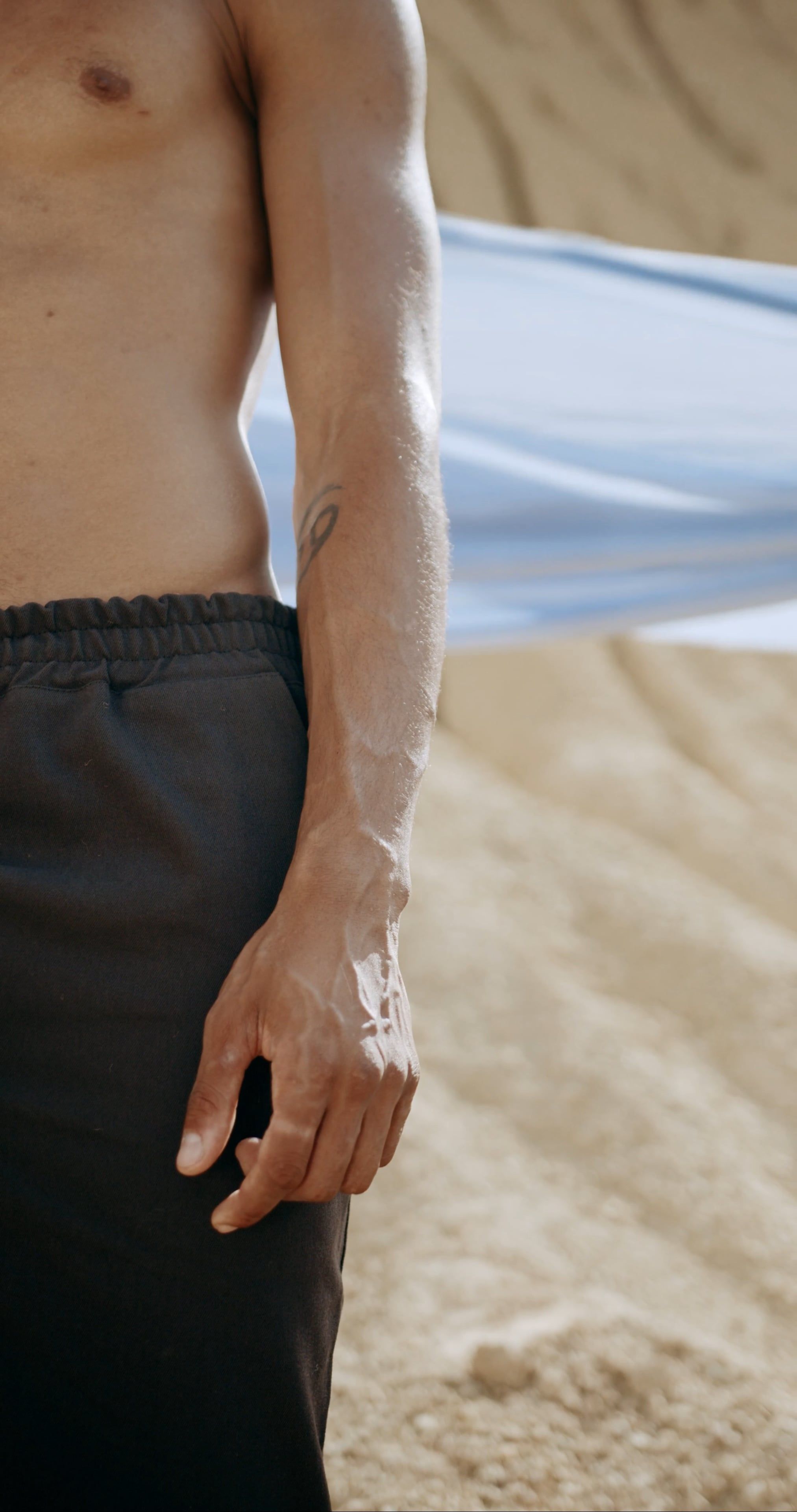 Close-up of a Shirtless Man's Arm Free Stock Video Footage, Royalty ...