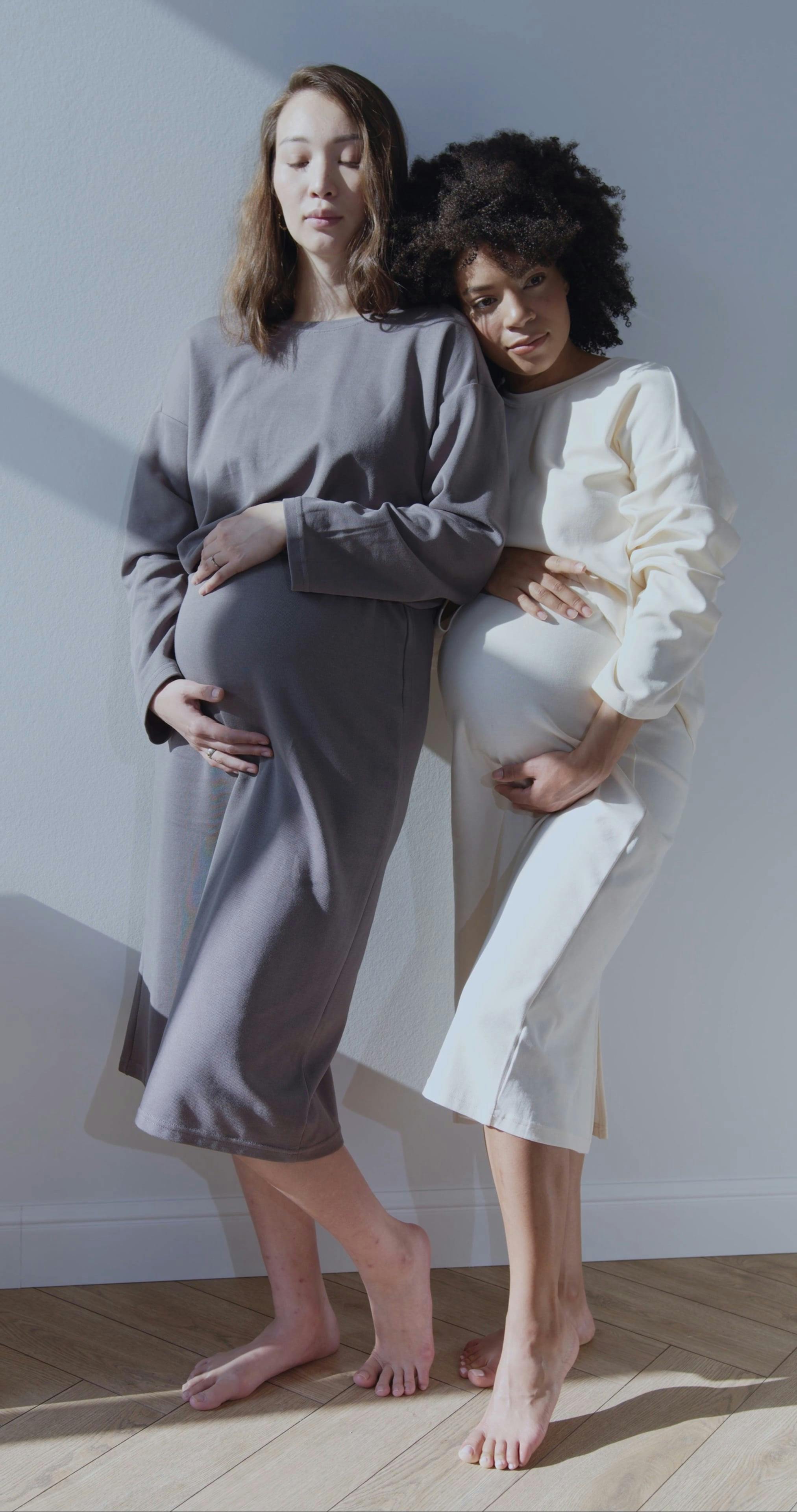 Women Stroking Their Baby Bump · Free Stock Video