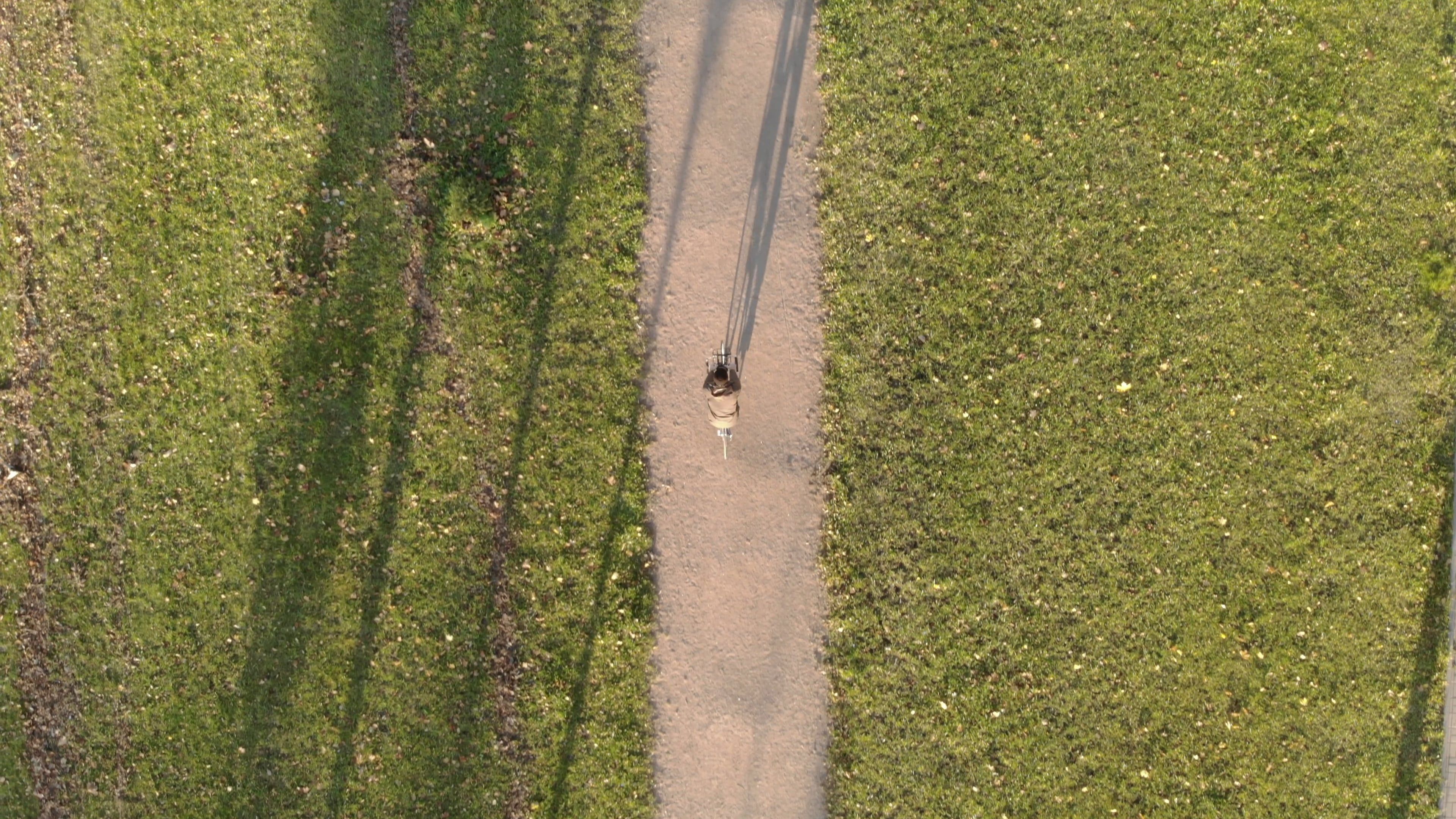 Person Riding a Bike Seen From Above Free Stock Video Footage, Royalty ...