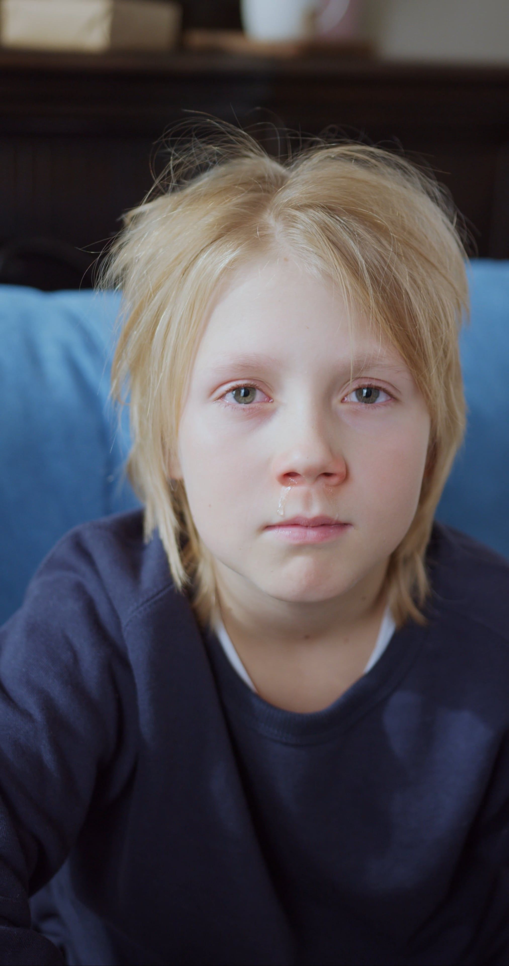 A Child Having a Runny Nose Free Stock Video Footage, Royalty-Free 4K ...