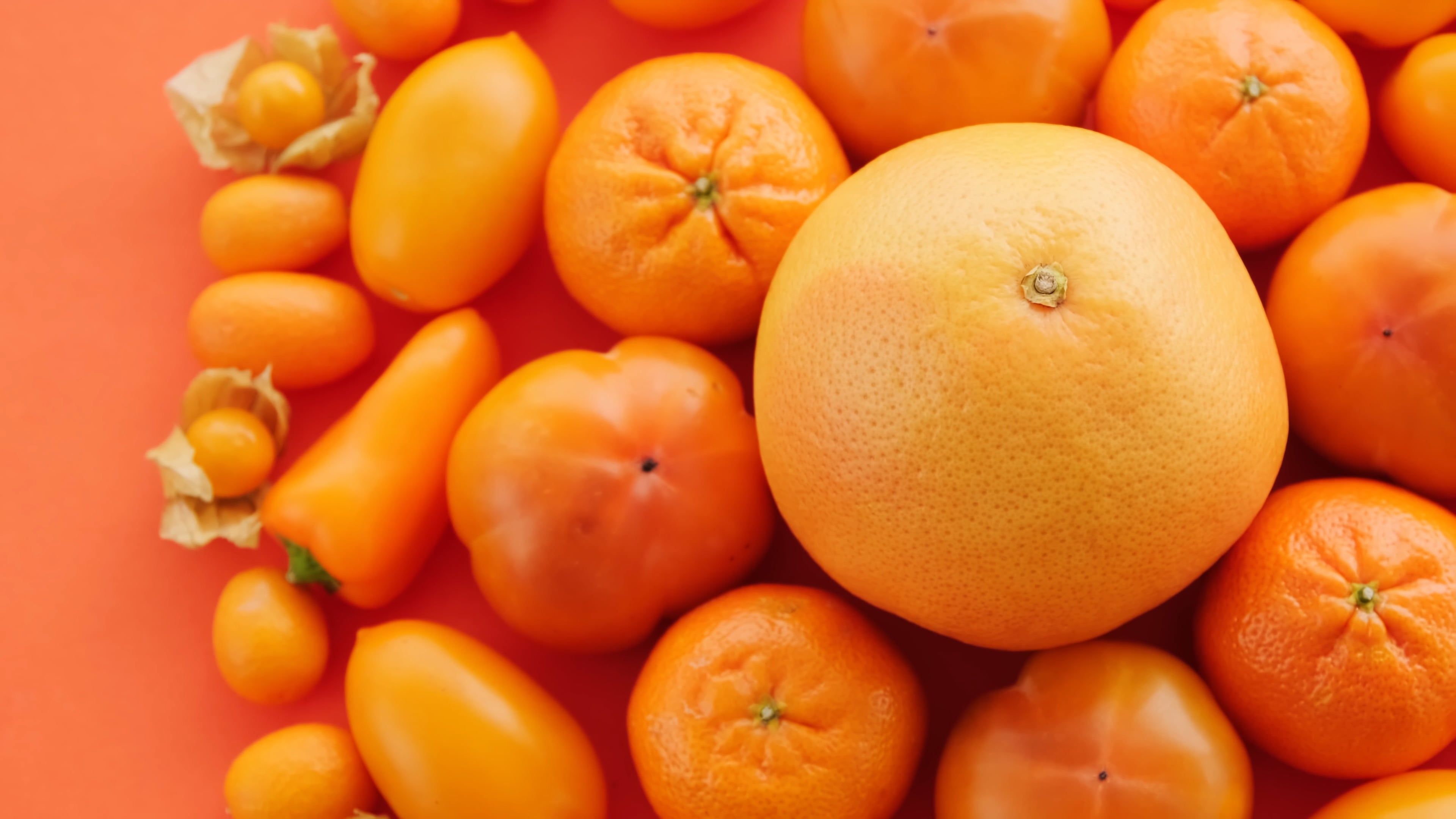 High Angle Shot of Oranges Free Stock Video Footage, Royalty-Free 4K ...