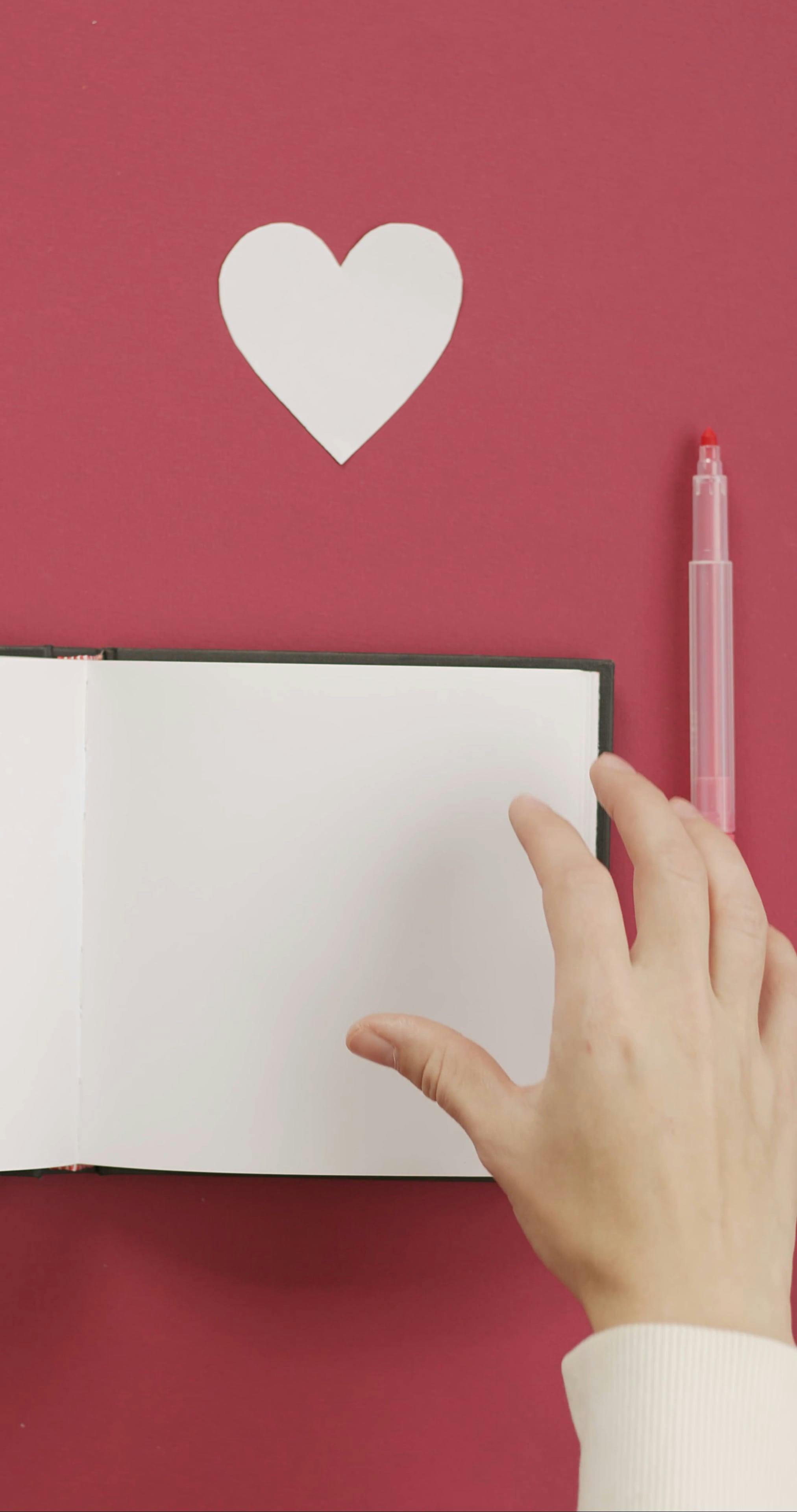 Close Up Video of a Person Flipping Page of a Notebook Free Stock Video ...