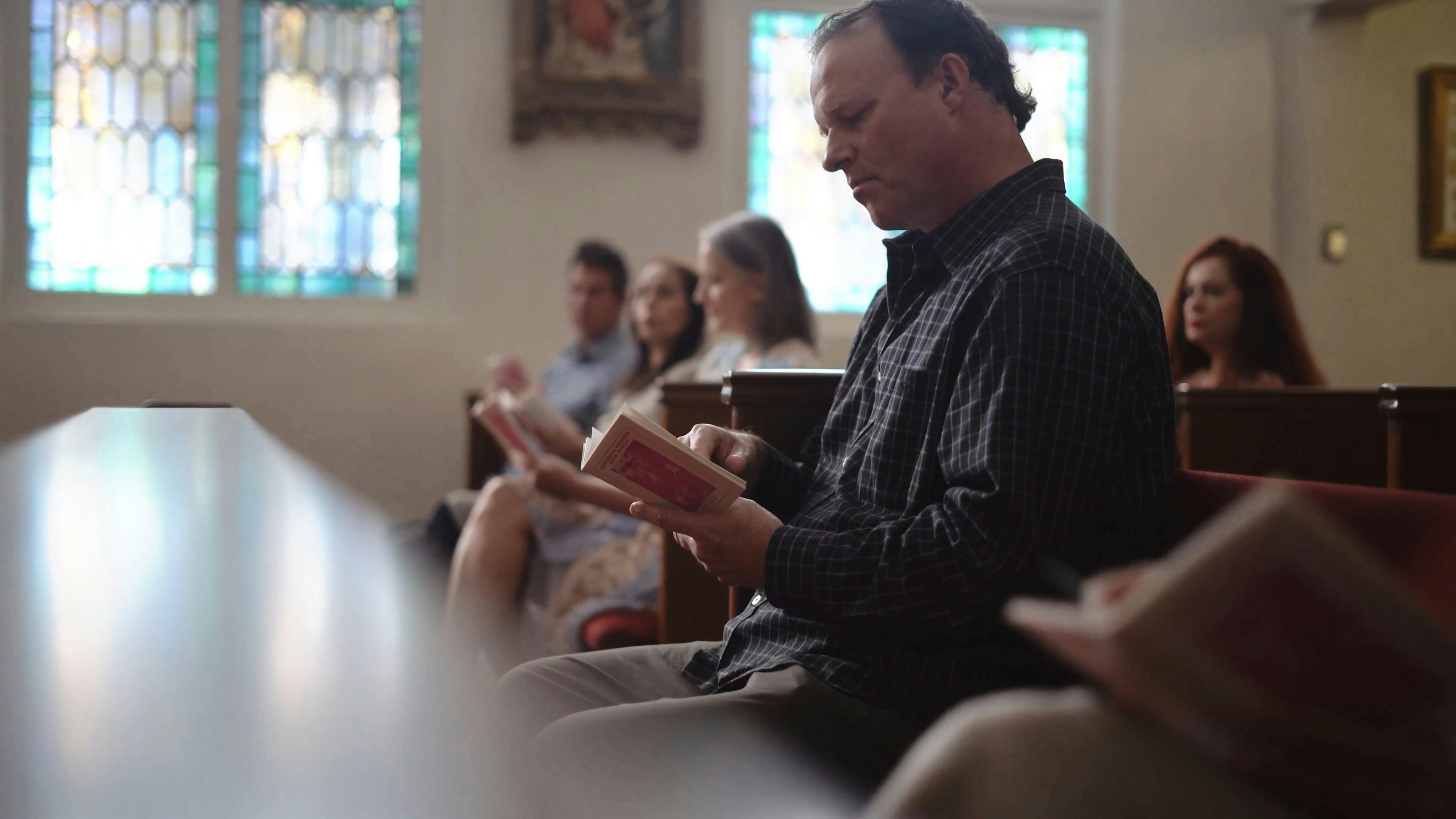 People Inside a Church · Free Stock Video