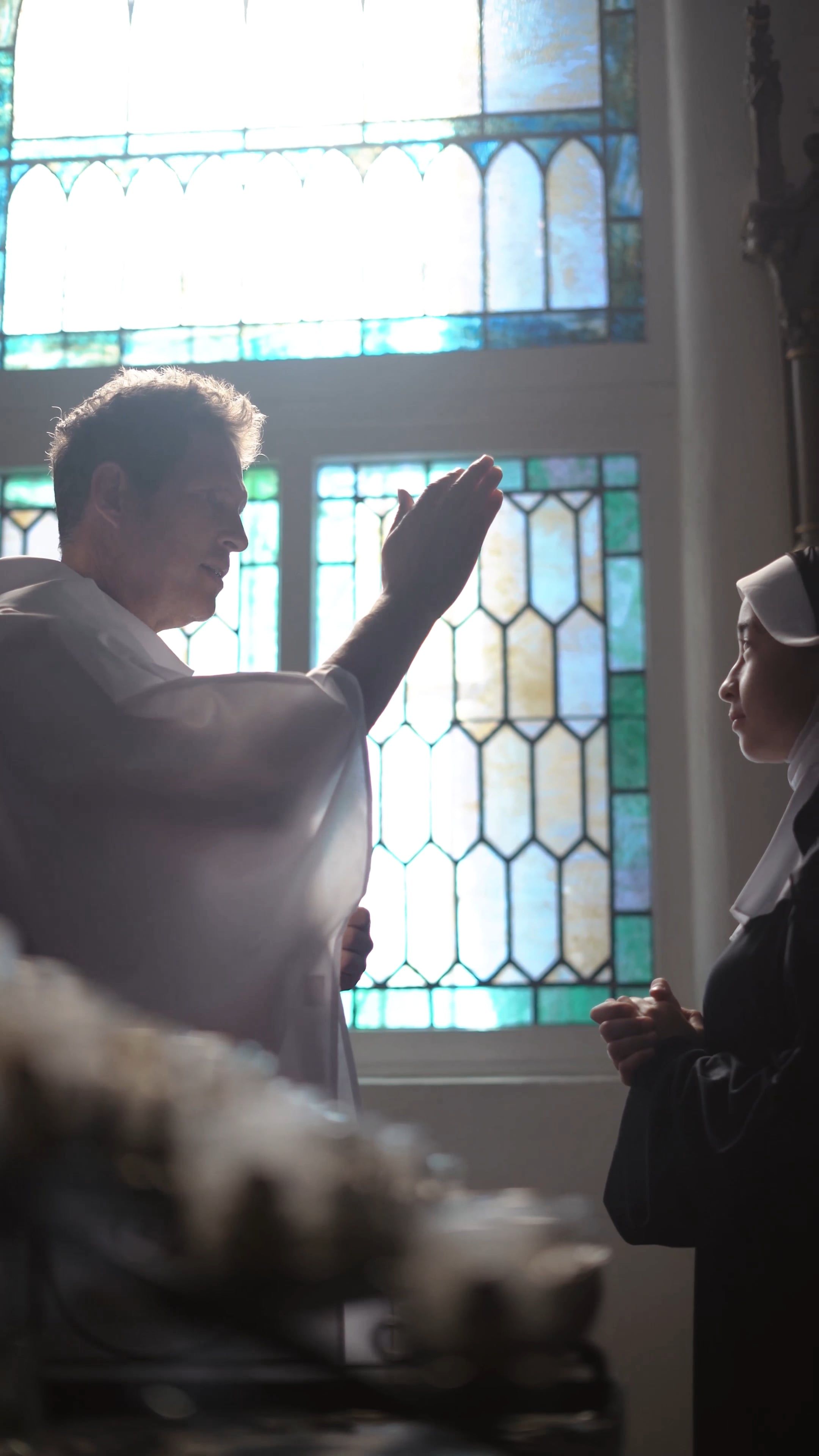 A Priest Having a Mass in the Church · Free Stock Video
