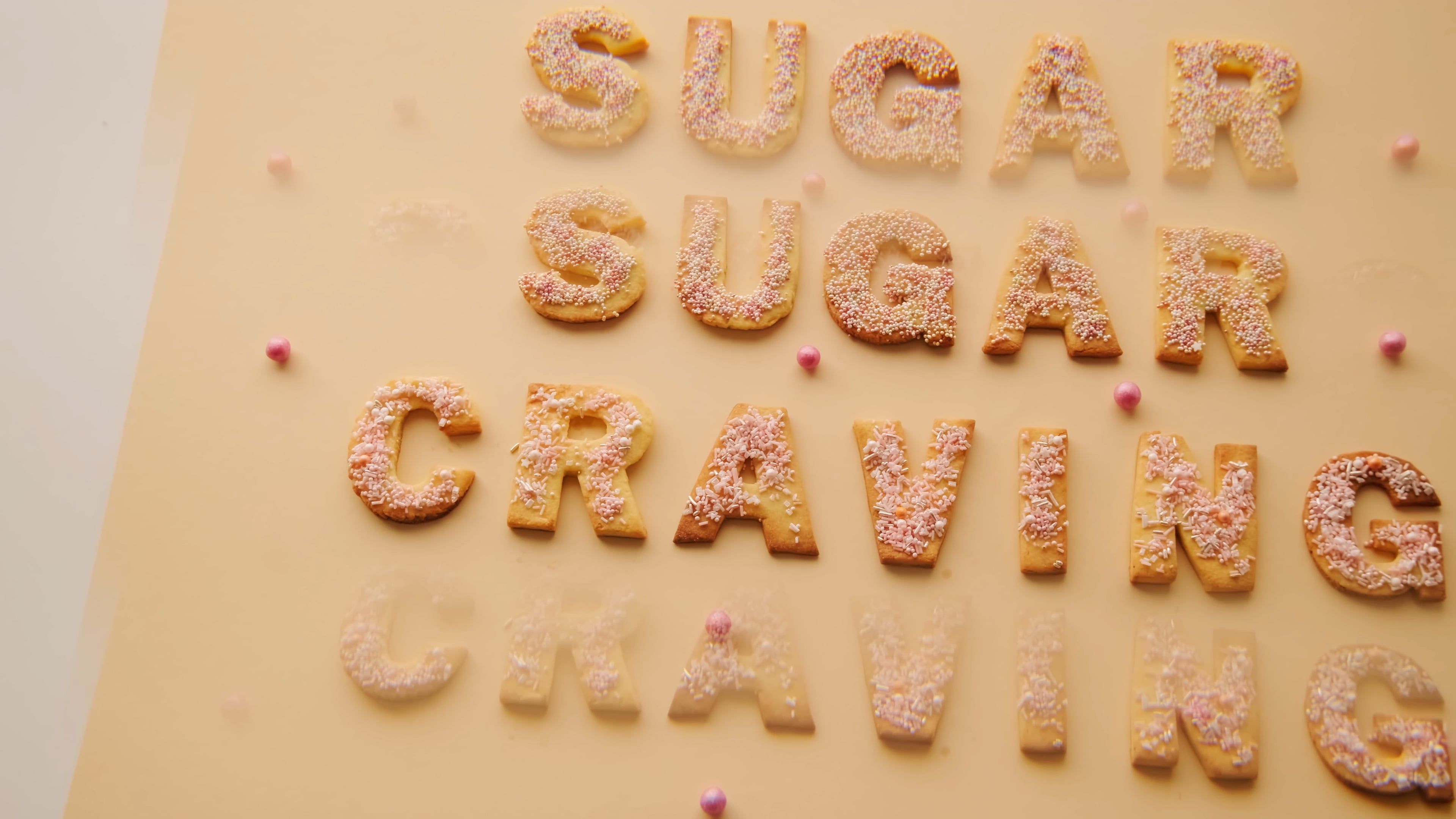 Sweet Cookies in Letter Shapes · Free Stock Video
