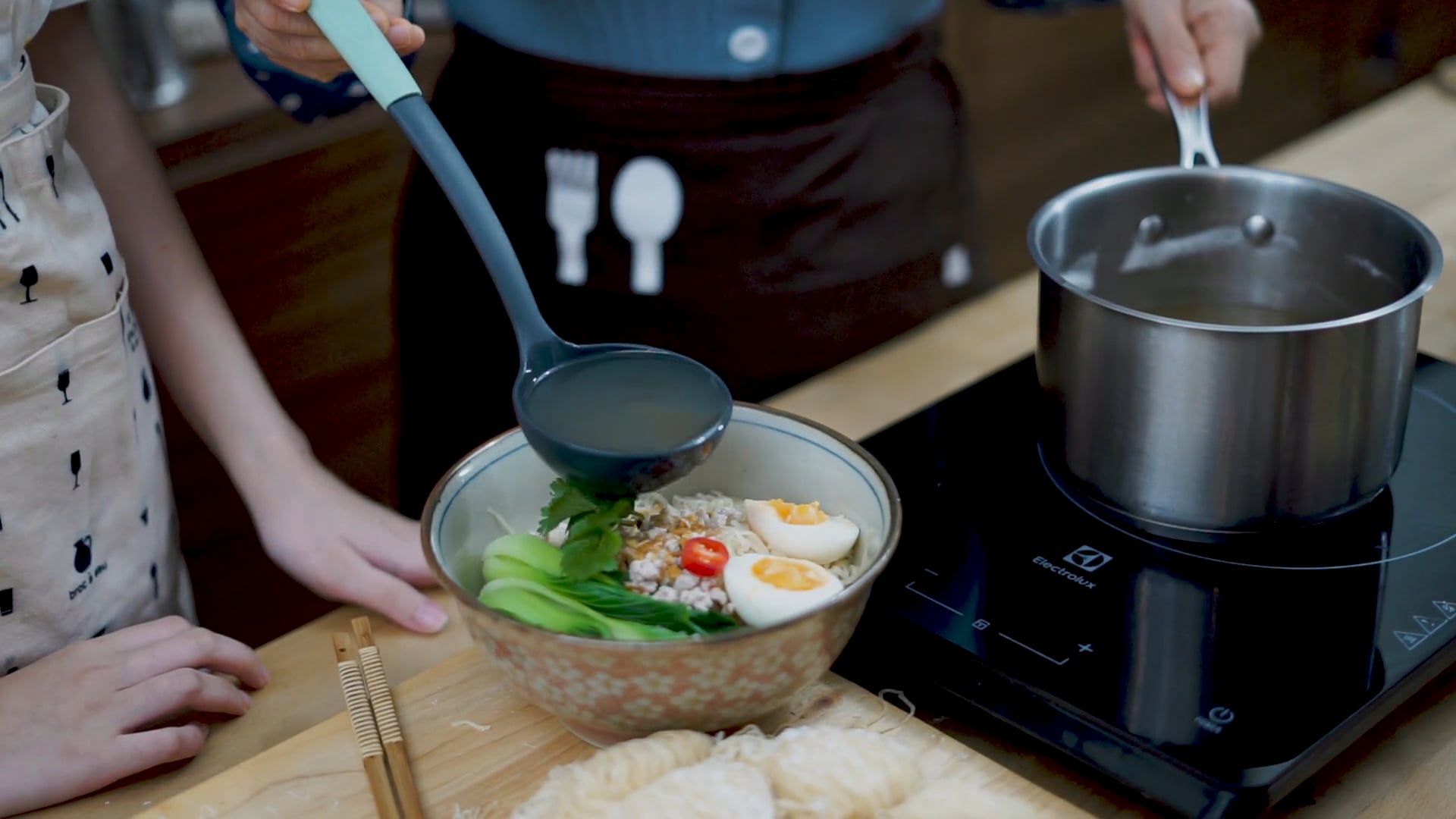 Person Putting Soup in a Bowl Free Stock Video Footage, Royalty-Free 4K ...