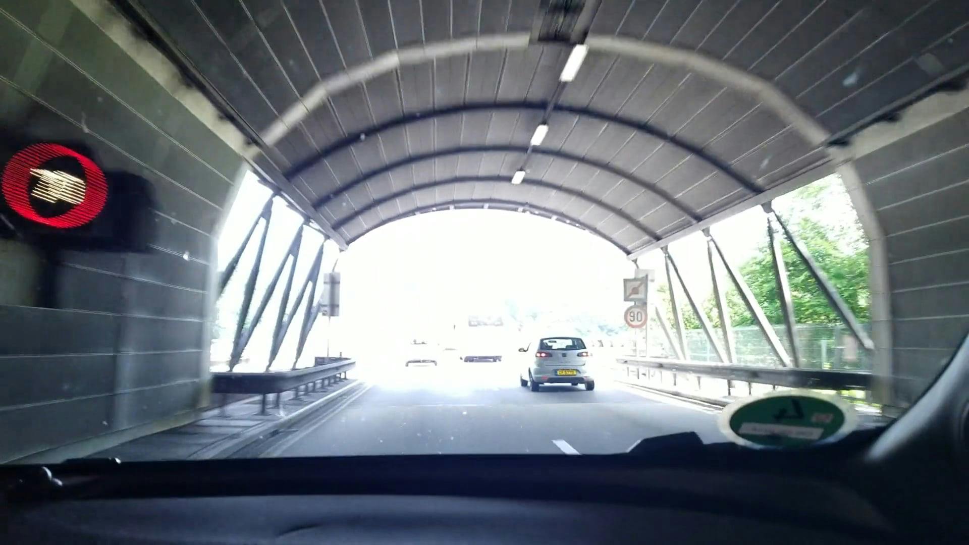 Dash Cam View of a Moving Vehicle in a Highway Free Stock Video Footage ...