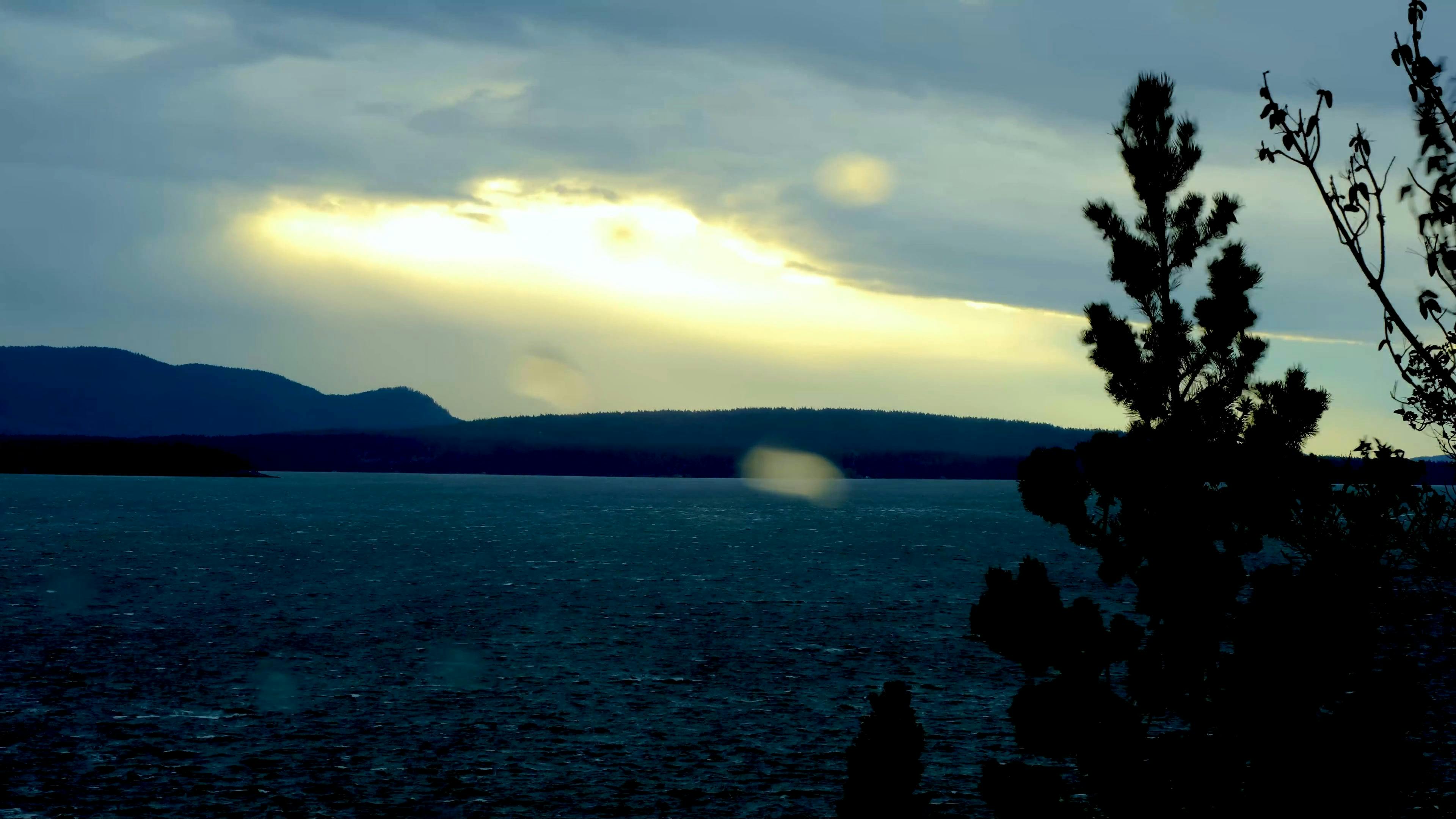 Rain on the Sea Free Stock Video Footage, Royalty-Free 4K & HD Video Clip