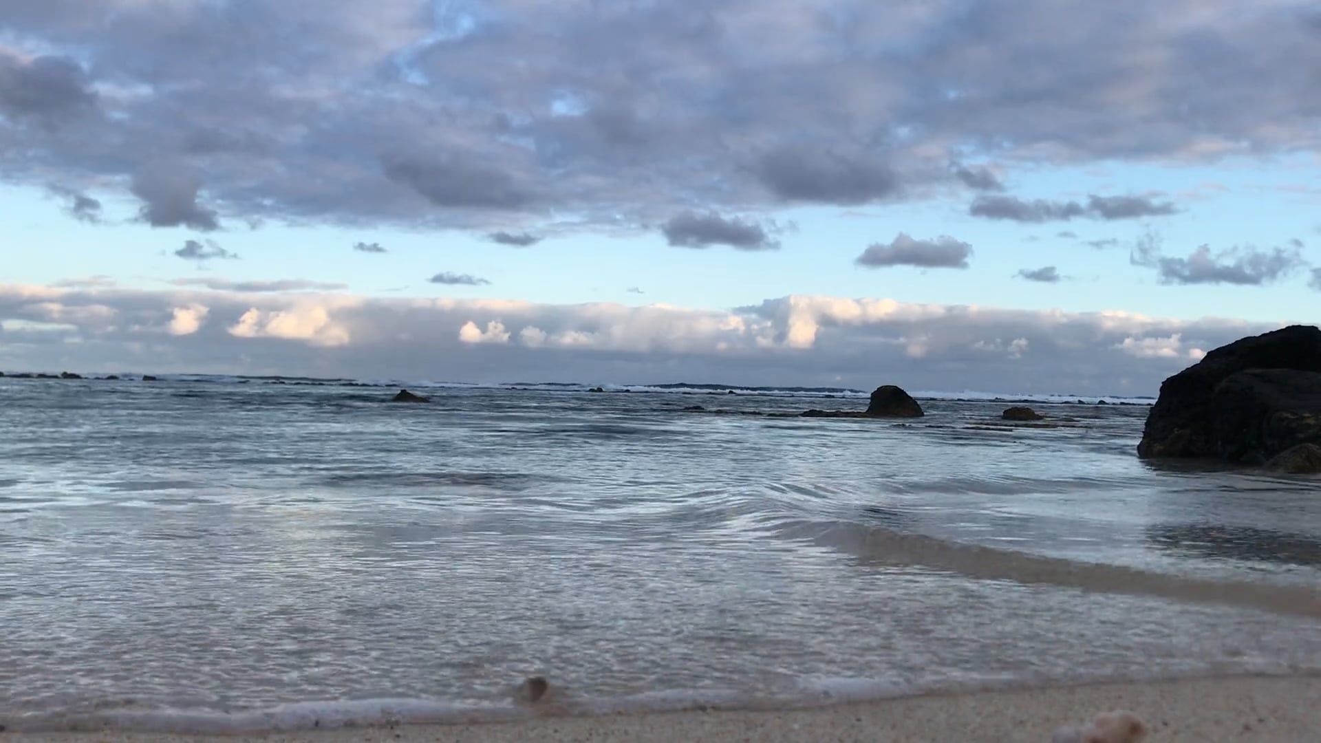 Ground Level Shot of the Ocean Free Stock Video Footage, Royalty-Free ...