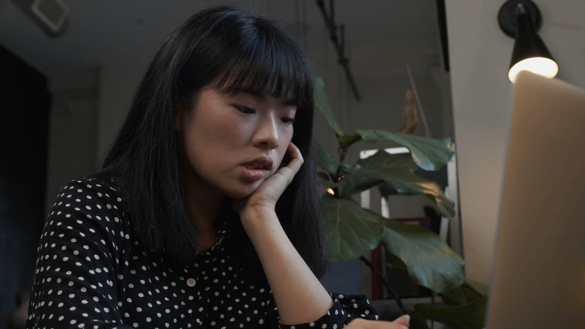 Close-Up Video Of Woman Working On Her Laptop Free Stock Video Footage ...