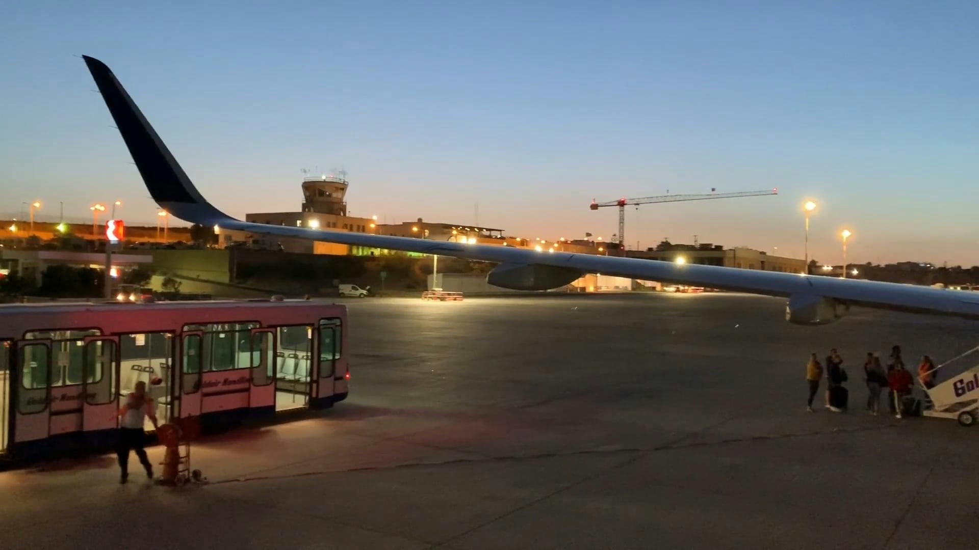 Going Through The Process Of Boarding An Airplane Flight · Free Stock Video