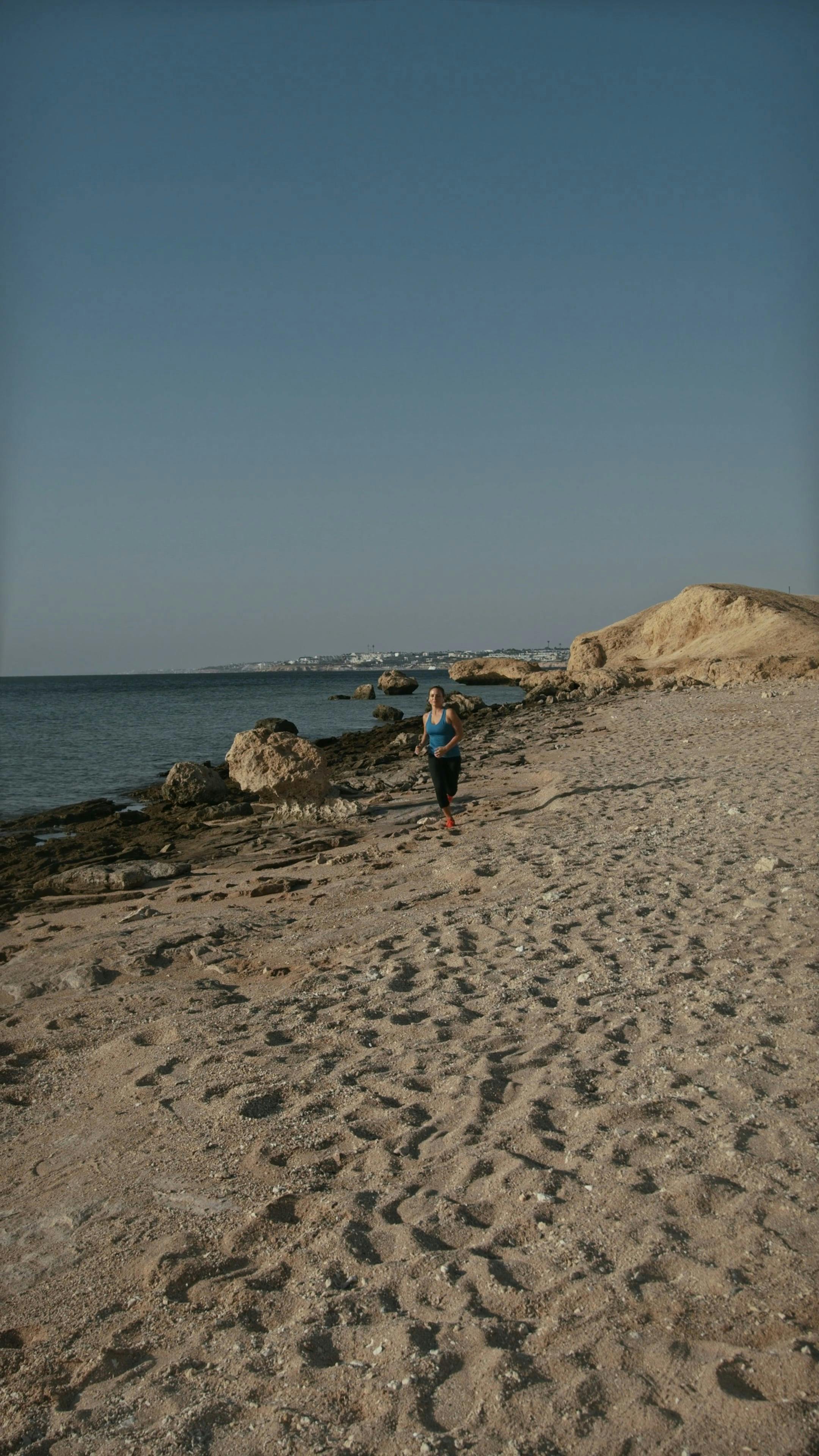 A Woman who Rested then Ran Again Free Stock Video Footage, Royalty ...