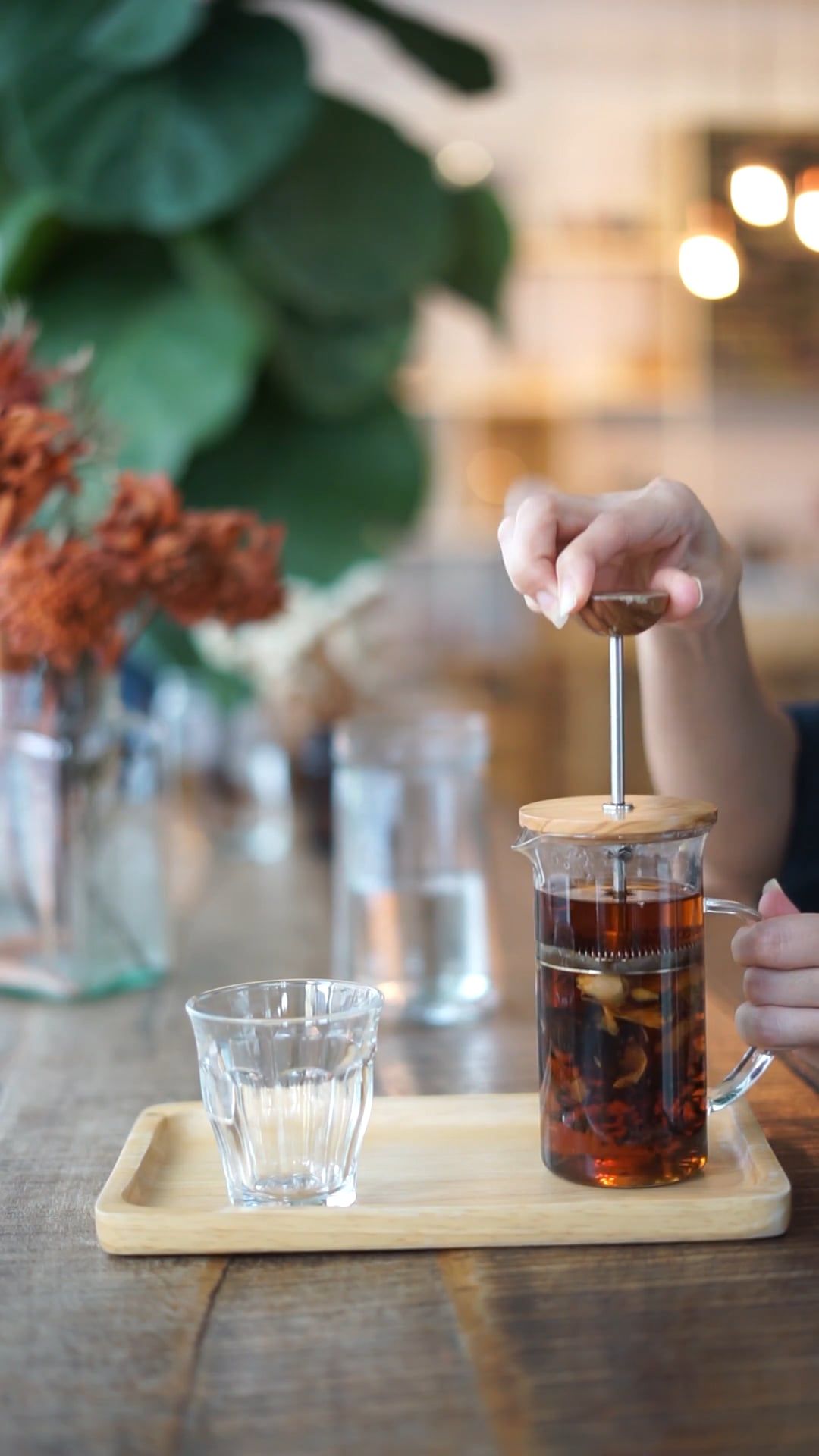 Person Pouring Tea on a Drinking Glass Free Stock Video Footage ...