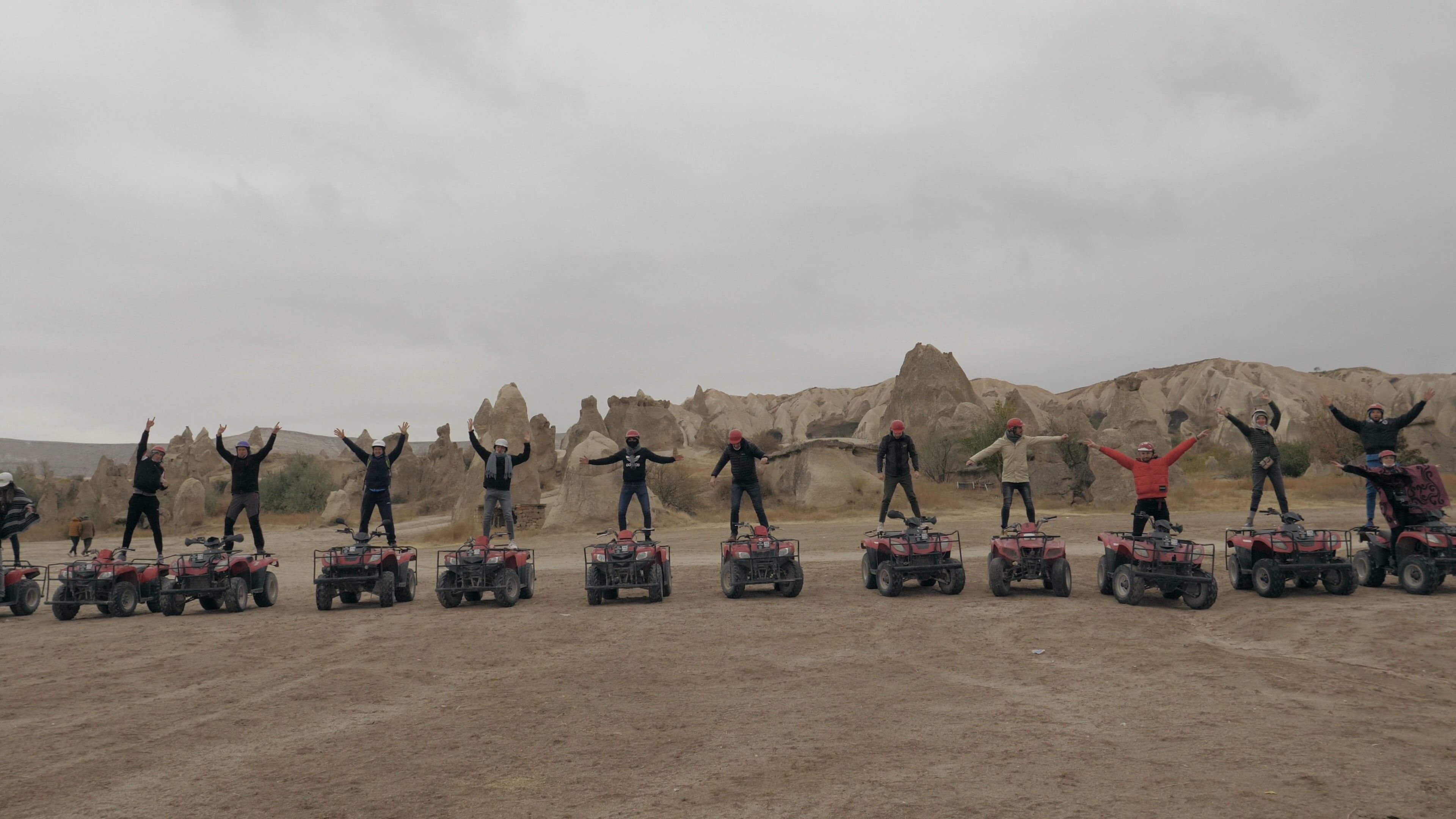 A Group of People Standing on their ATV Free Stock Video Footage ...