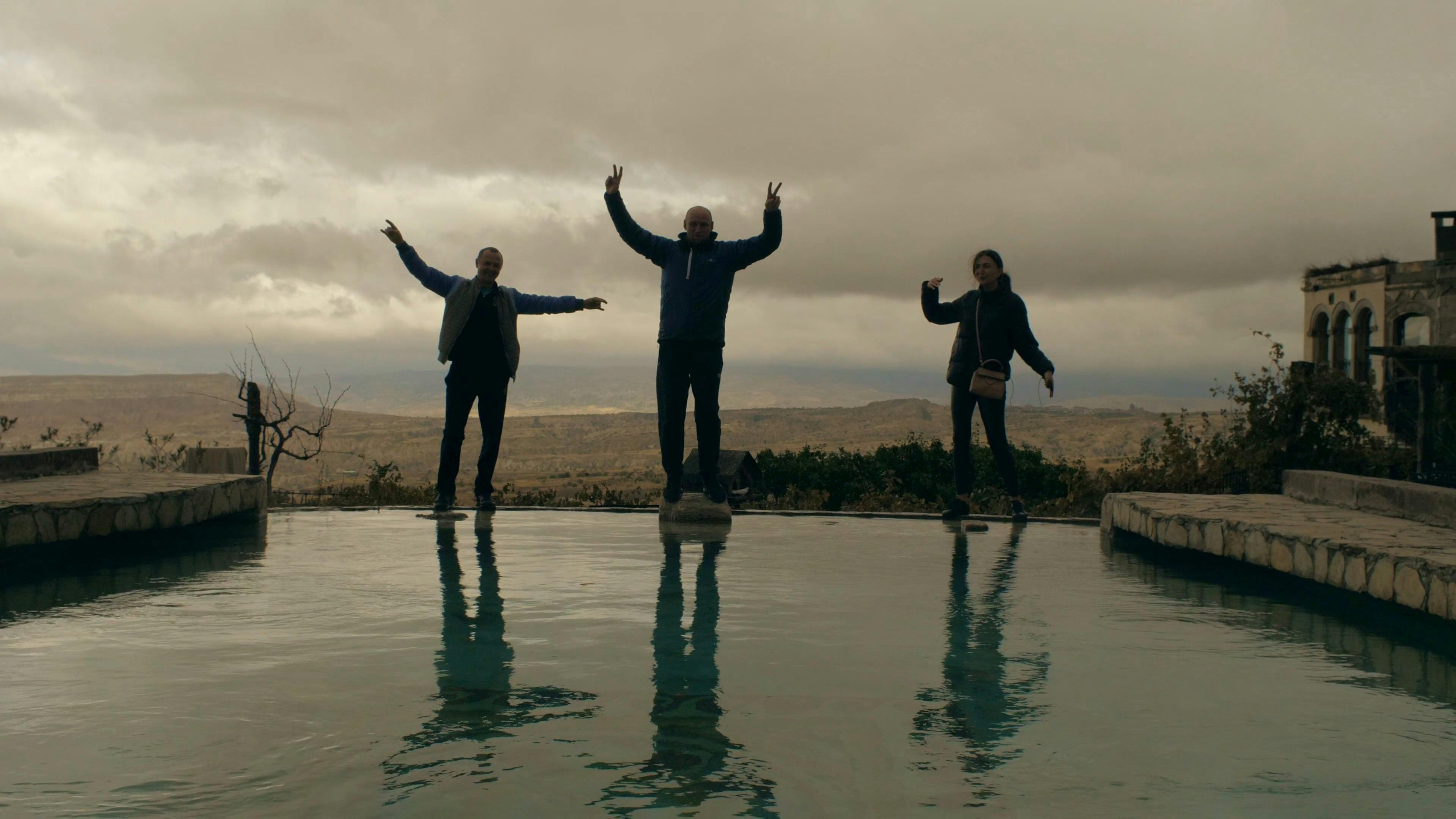 People Dancing Beside Infinity Pool · Free Stock Video