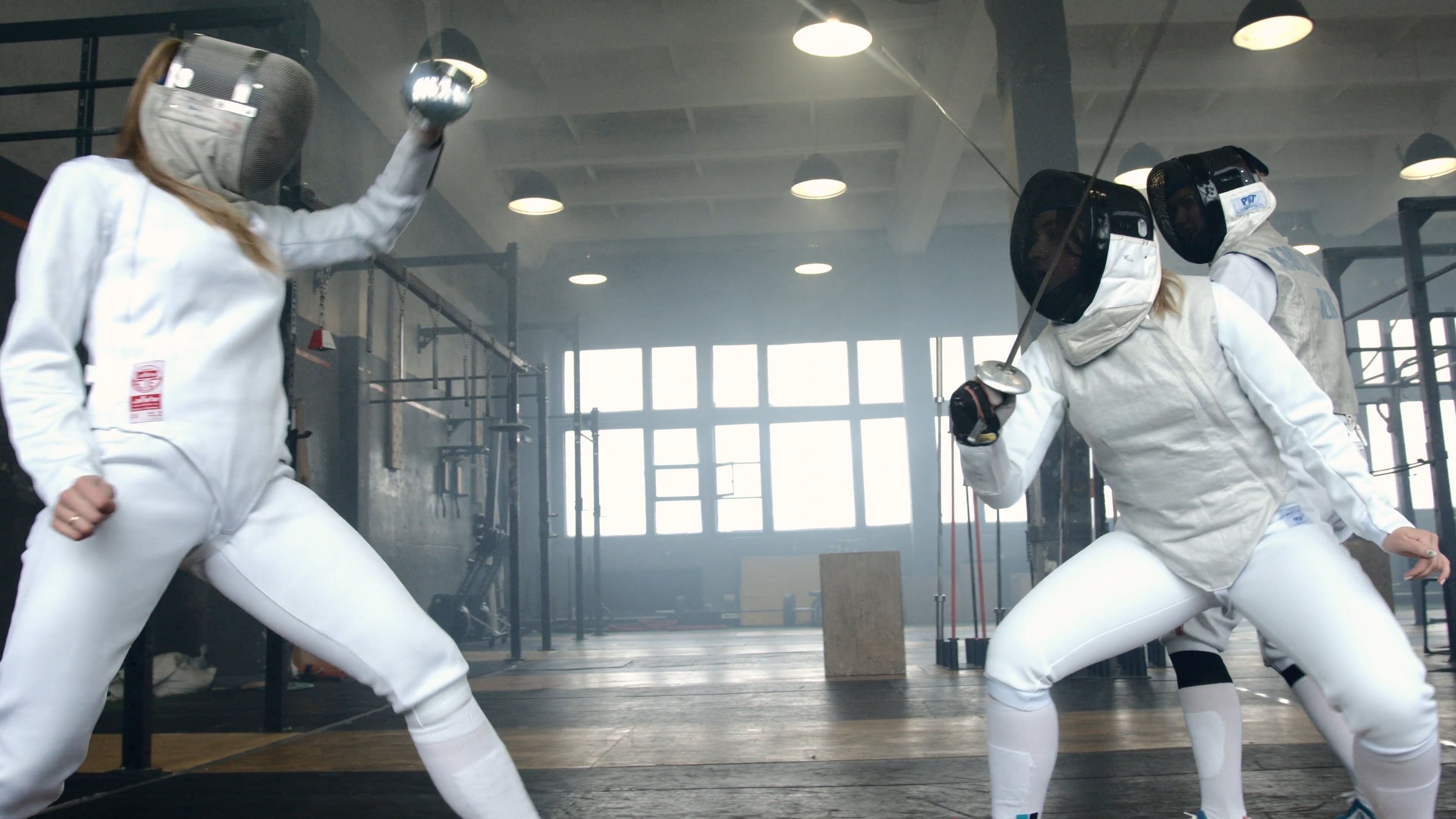 Women Having Fencing Duel Free Stock Video Footage, Royalty-Free 4K ...