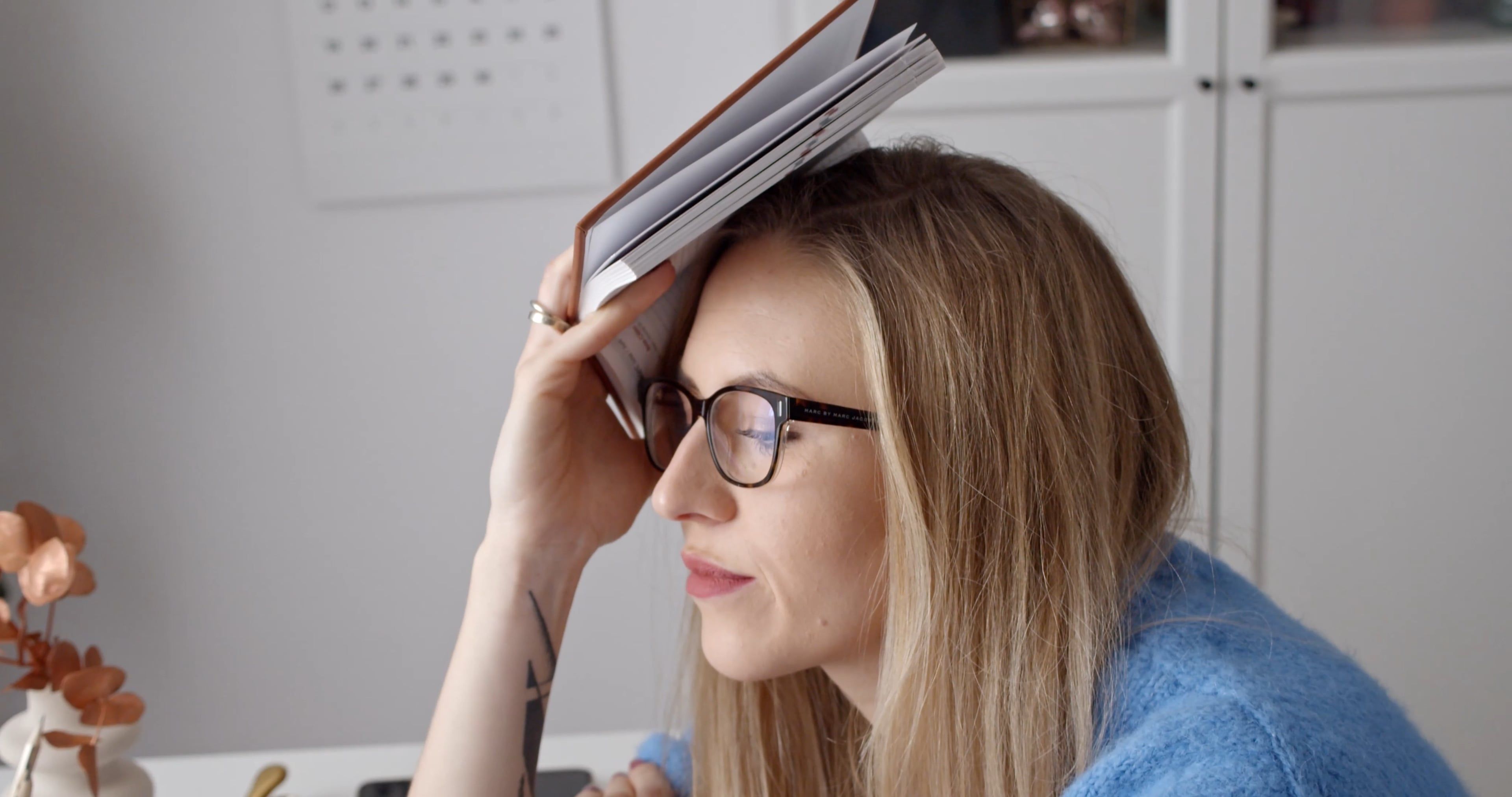 Woman Working at Home · Free Stock Video