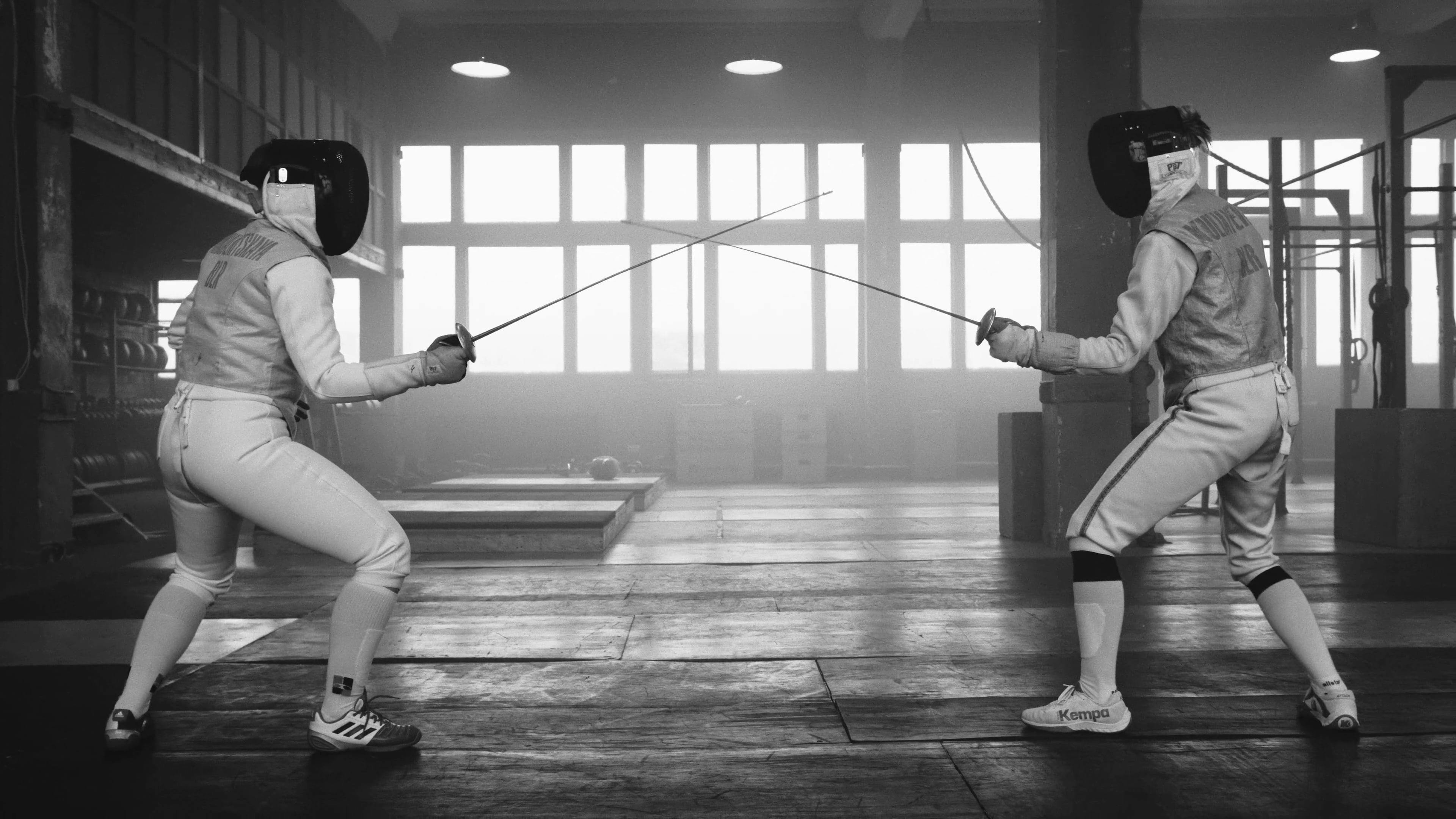 POV of a Person Playing Fencing with Another Person · Free Stock Video