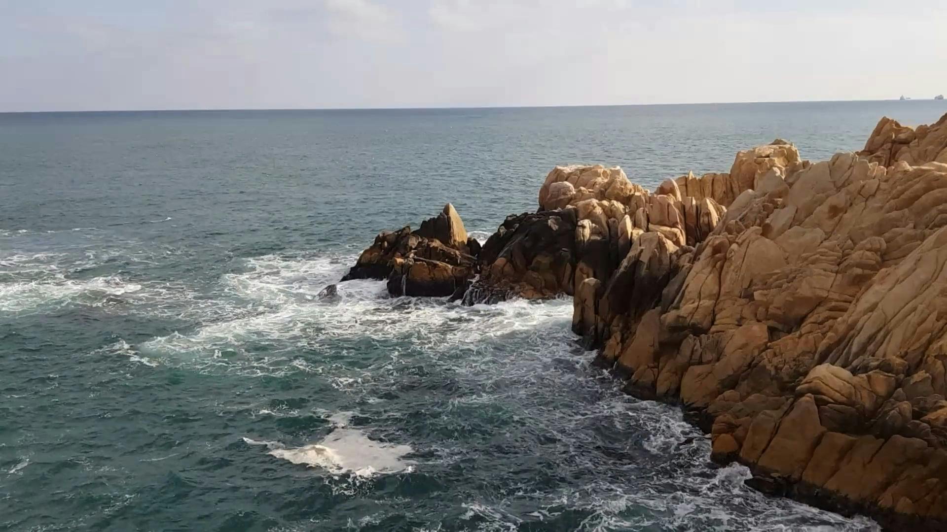 Water Splashing Against Big Rocks Free Stock Video Footage, Royalty ...